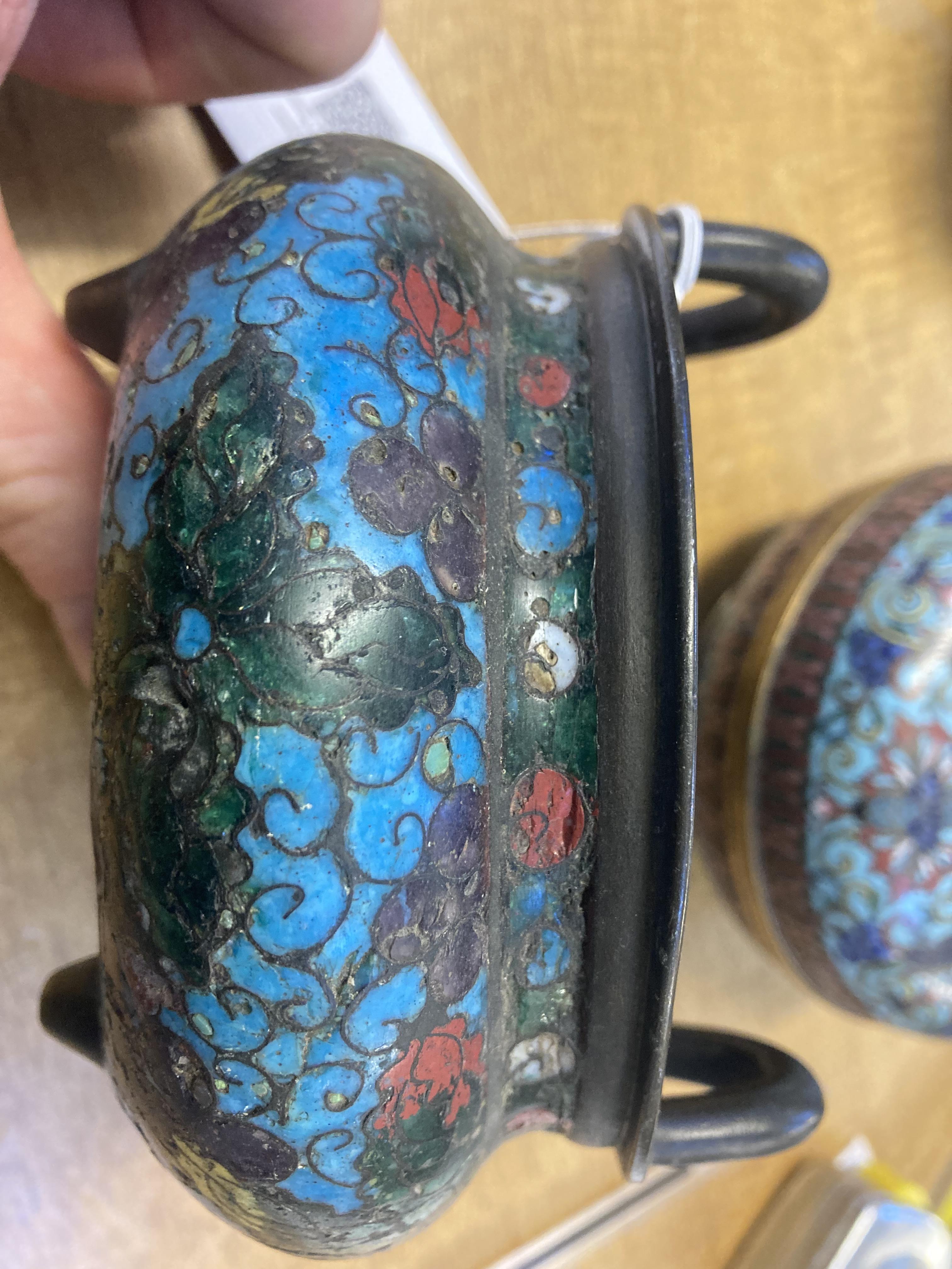Lot 474 - Chinese Cloisonne. A 19th-century Chinese