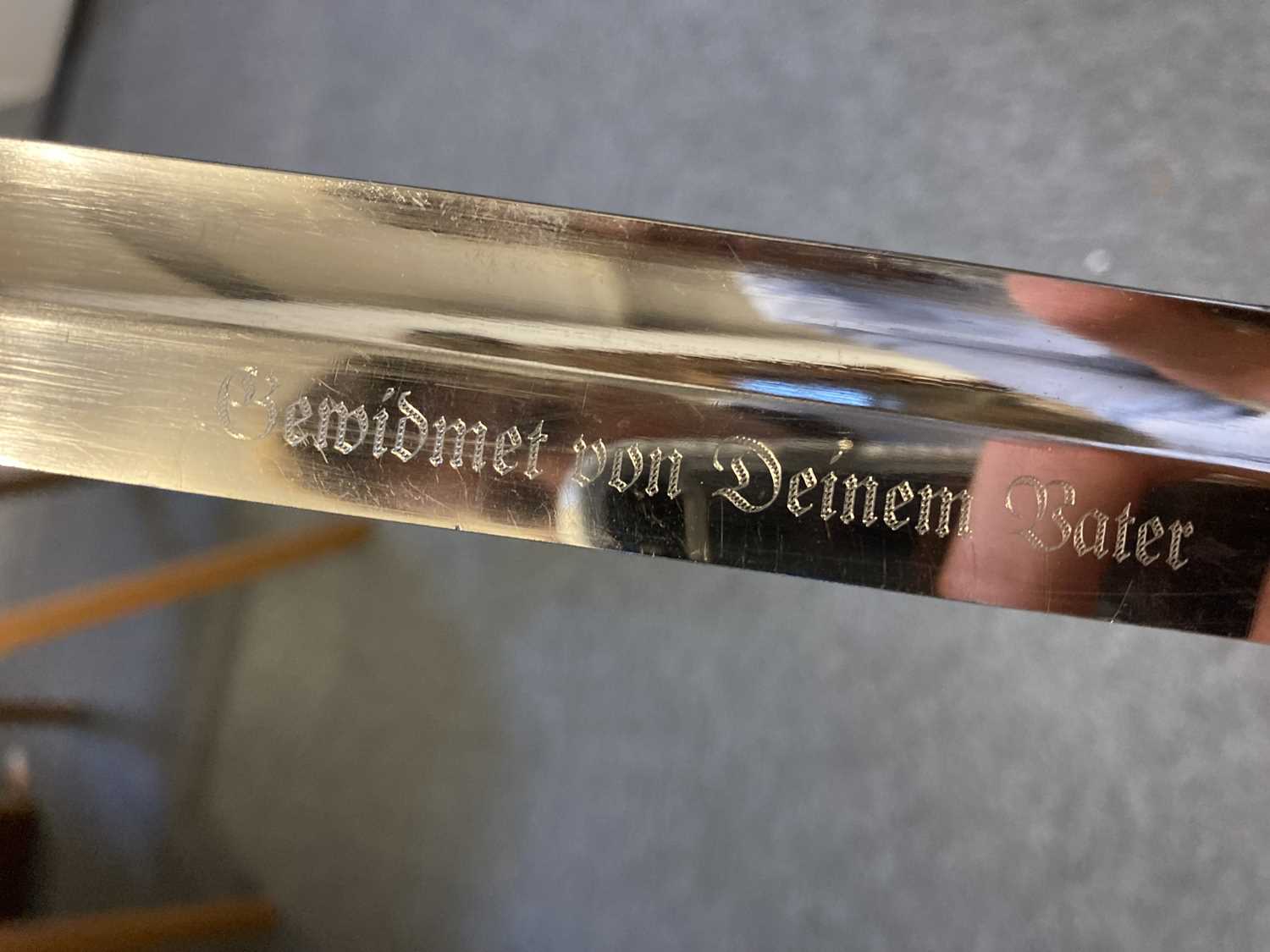 Lot 326 - German Bayonet. A WWII German Parade Bayonet