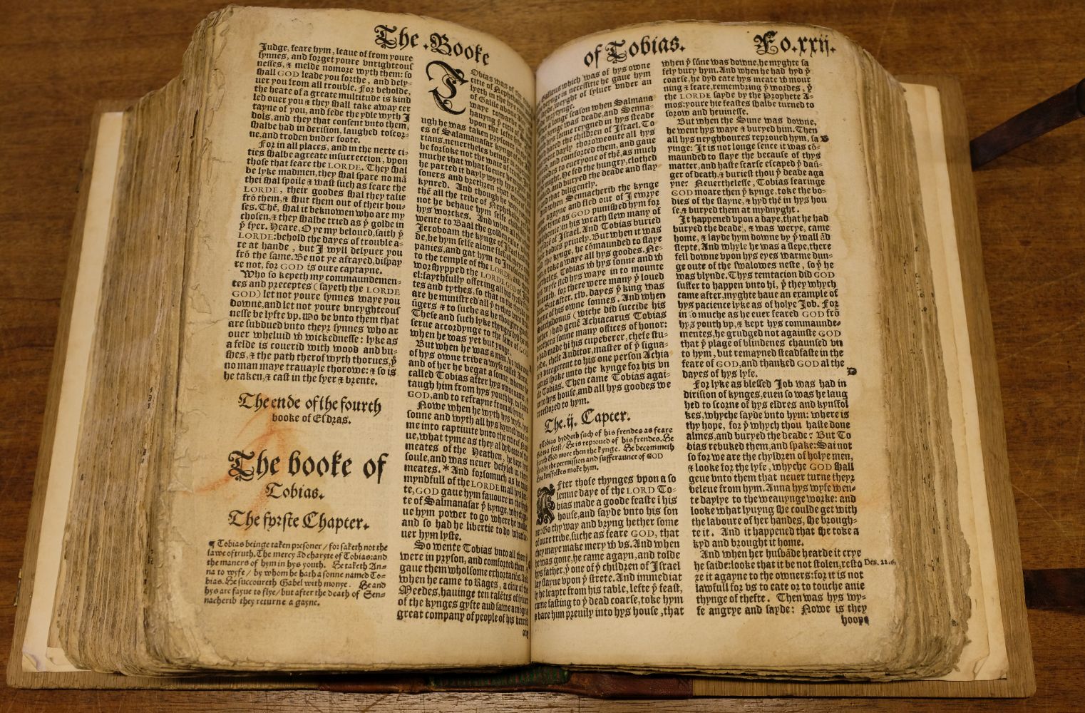 Lot 96 - Bible [English; Great Bible]. [The Byble in