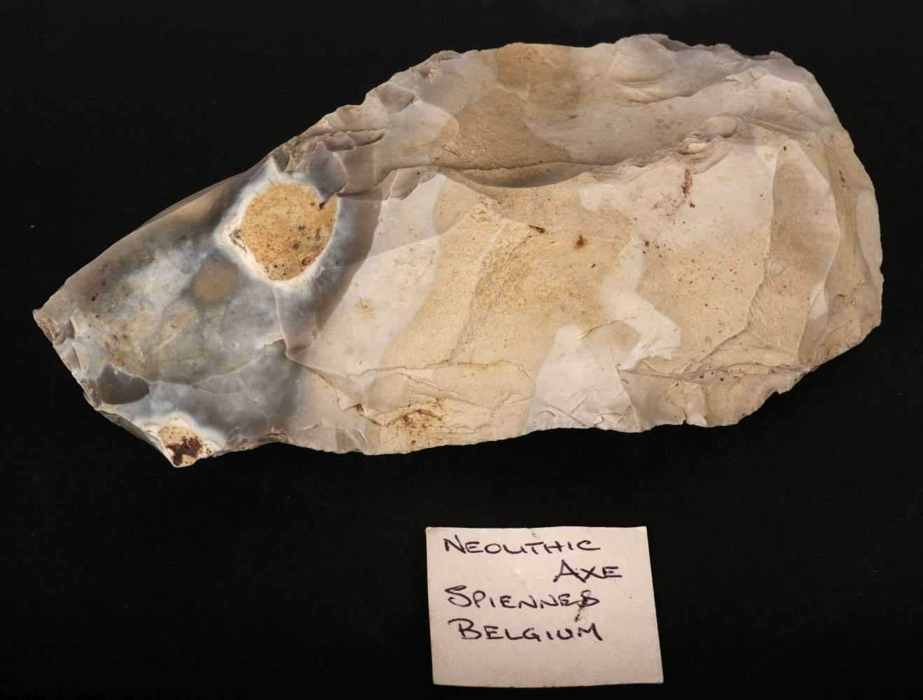 Lot 507 - Neolithic Axe. A Neolithic hand axe