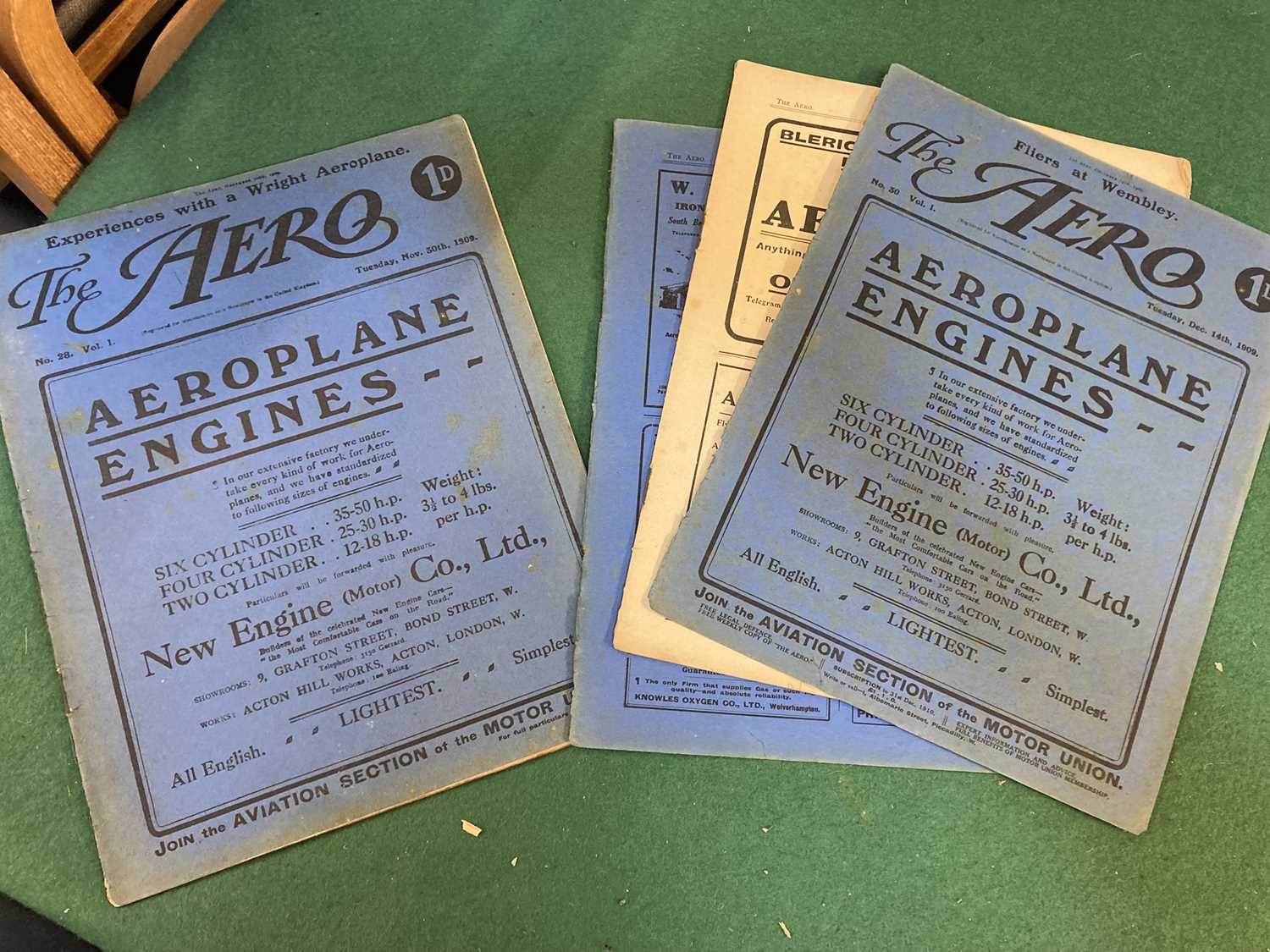 Lot 40 - Aviation magazines. The Aero, 25 issues, 1909-
