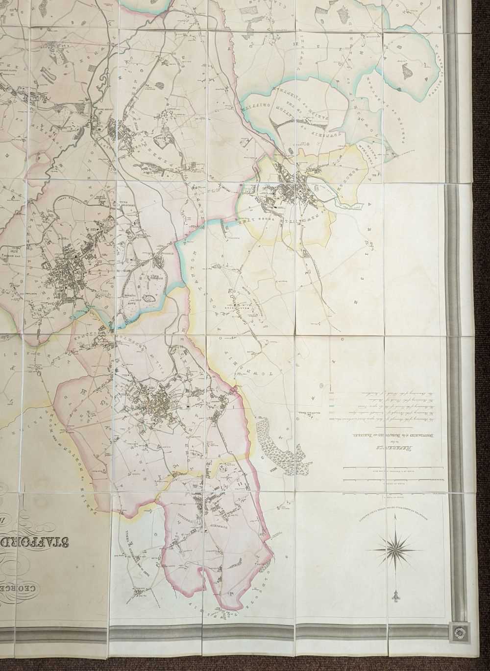 Lot 501 - The Potteries. Hargreaves (Thomas), Map of