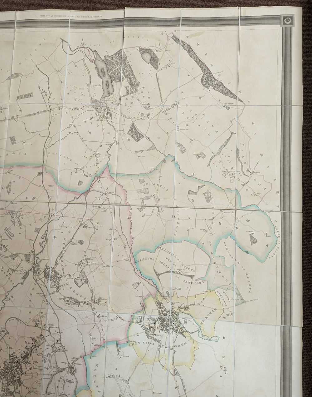 Lot 501 - The Potteries. Hargreaves (Thomas), Map of