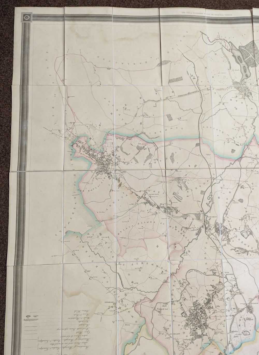 Lot 501 - The Potteries. Hargreaves (Thomas), Map of