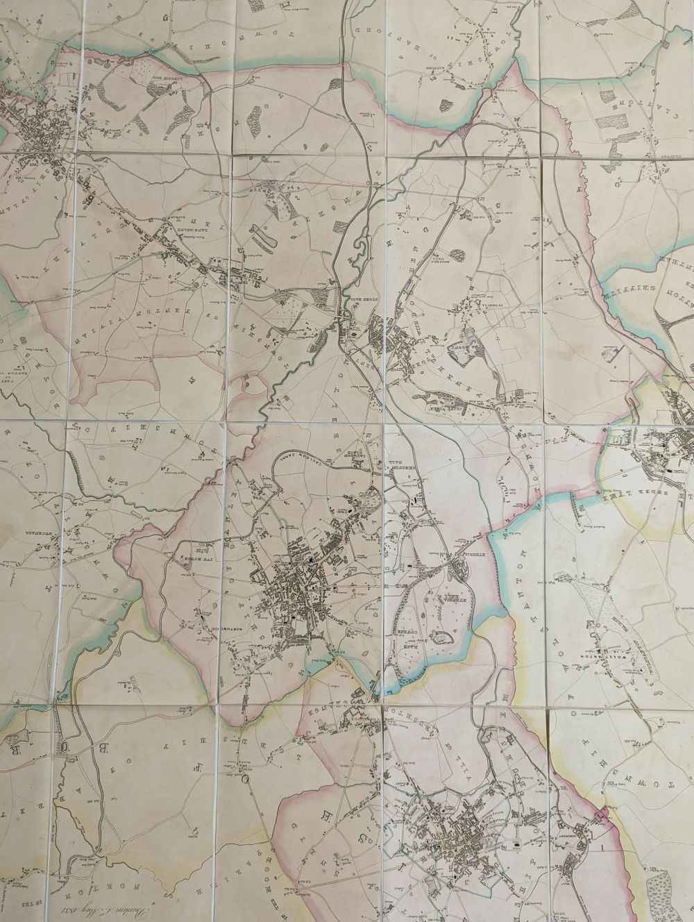 Lot 501 - The Potteries. Hargreaves (Thomas), Map of