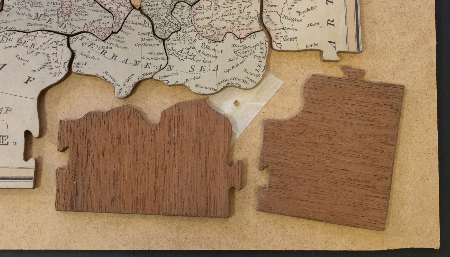 Lot 432 - Jigsaw map. A New Map of Europe, London: