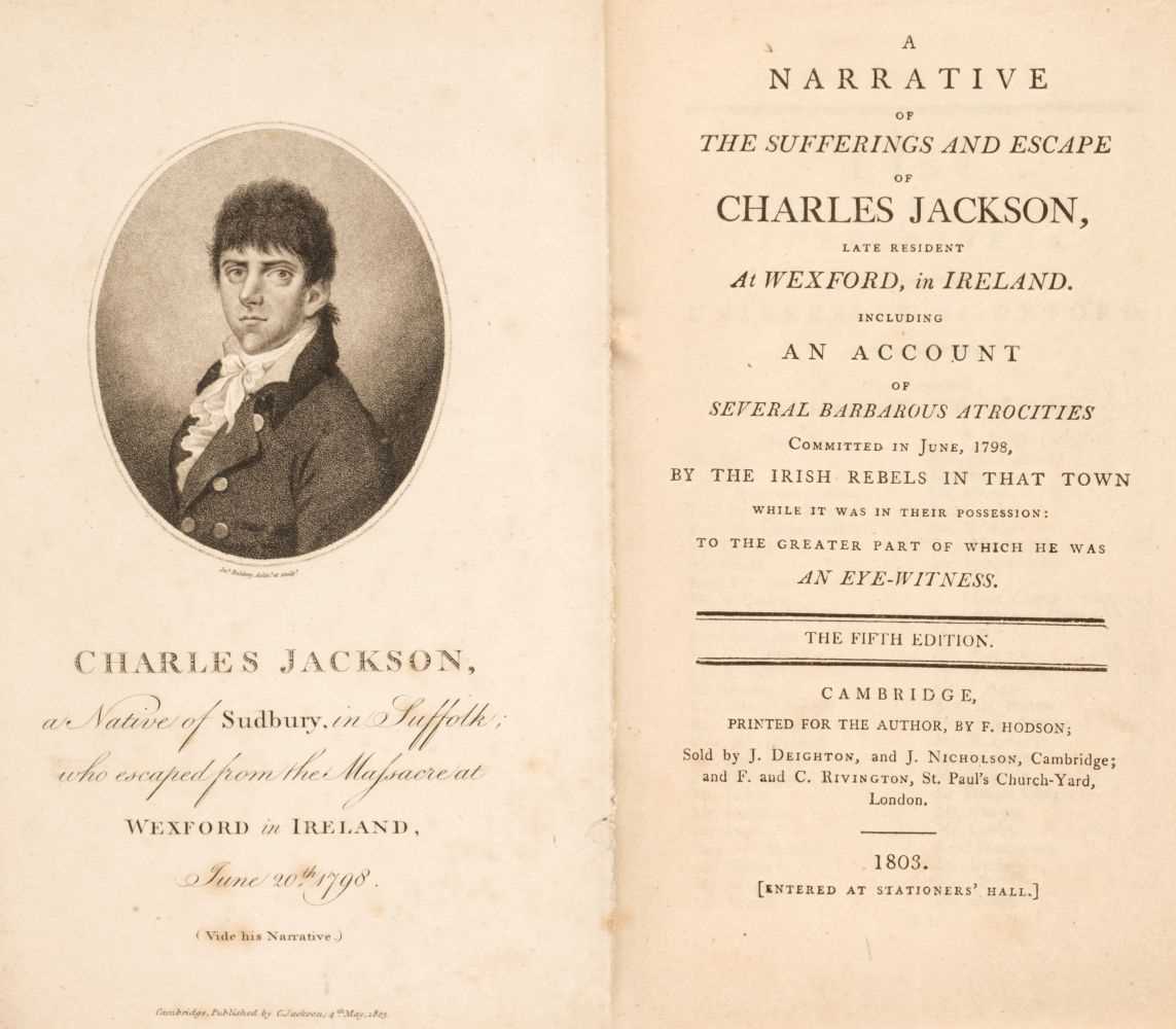 Lot 354 - Jackson (Charles). A Narrative of the