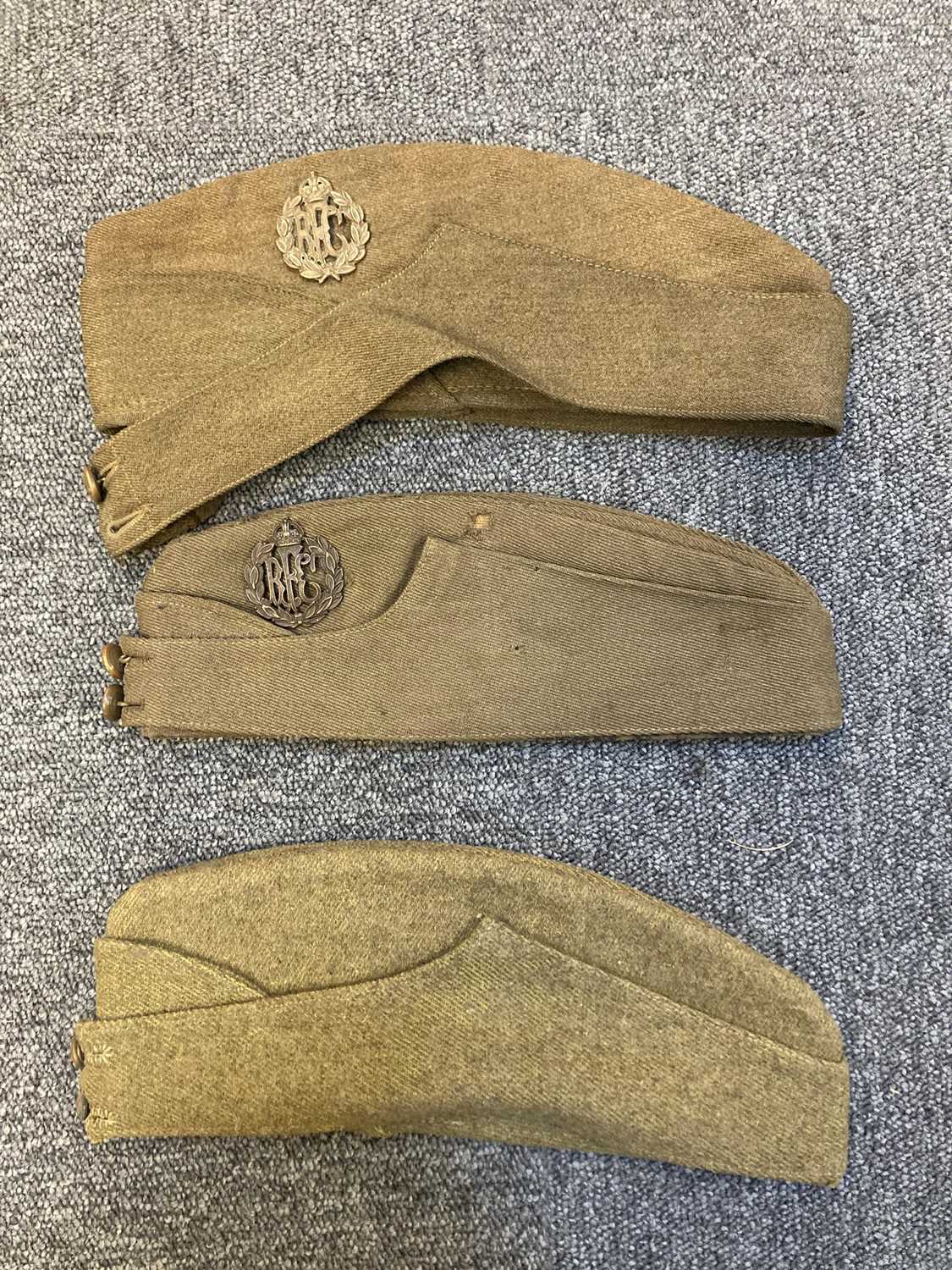 Lot 145 - Royal Flying Corps. WWI RFC side caps