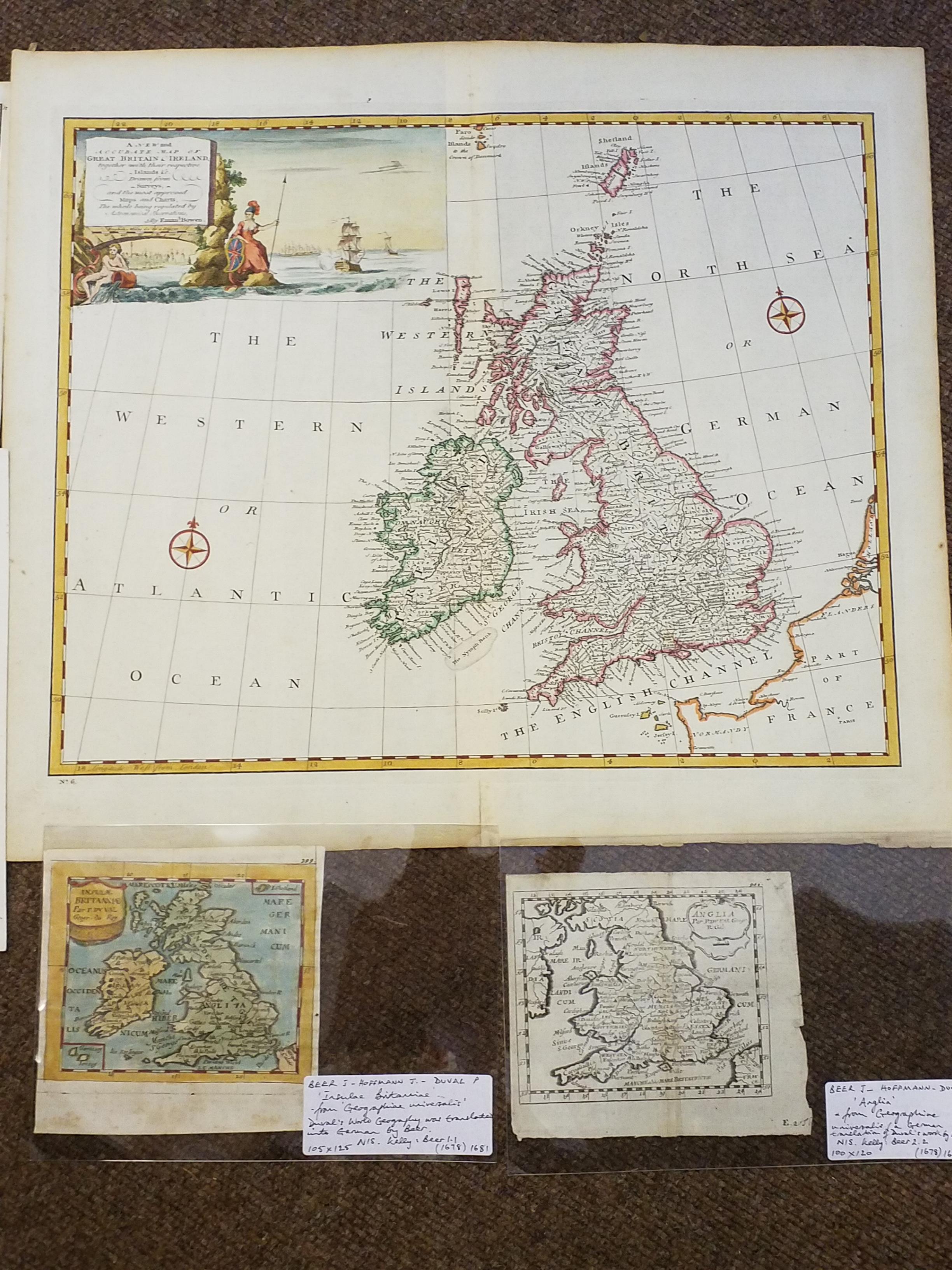 Lot 98 - British Isles. A Collection of 46 maps, 17th
