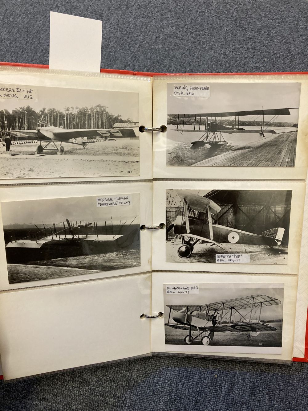 Lot 42 - Aviation Postcards. A well-presented