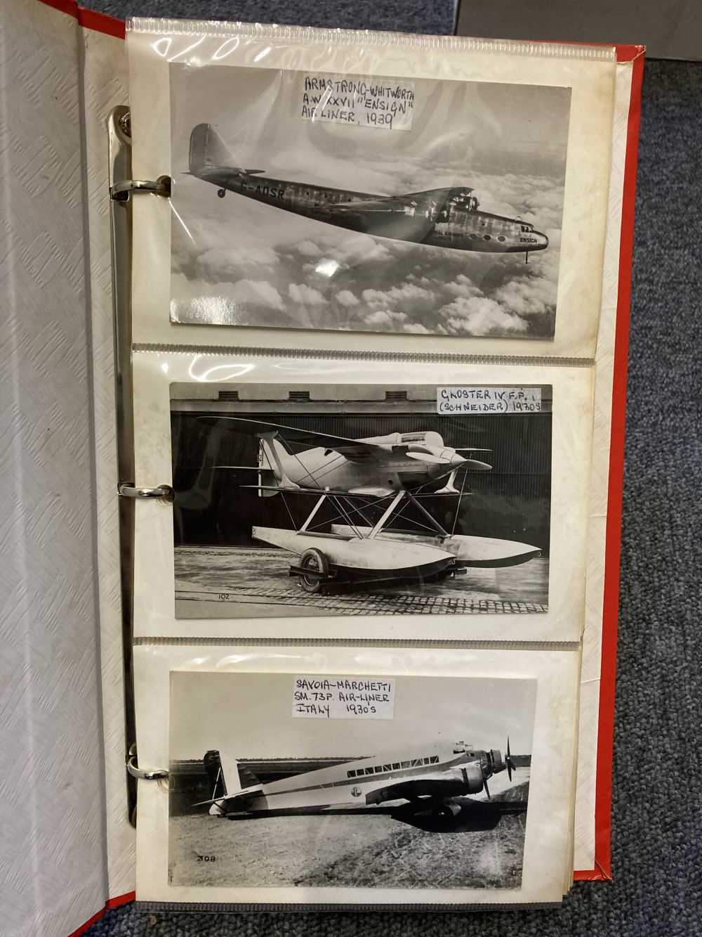 Lot 42 - Aviation Postcards. A well-presented