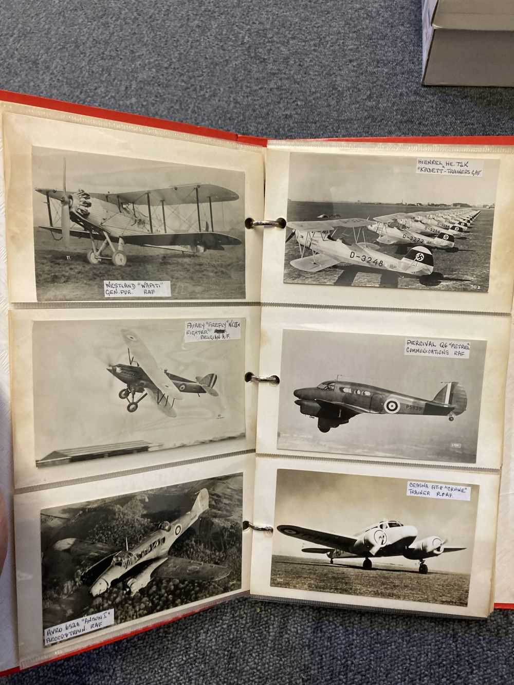 Lot 42 - Aviation Postcards. A well-presented