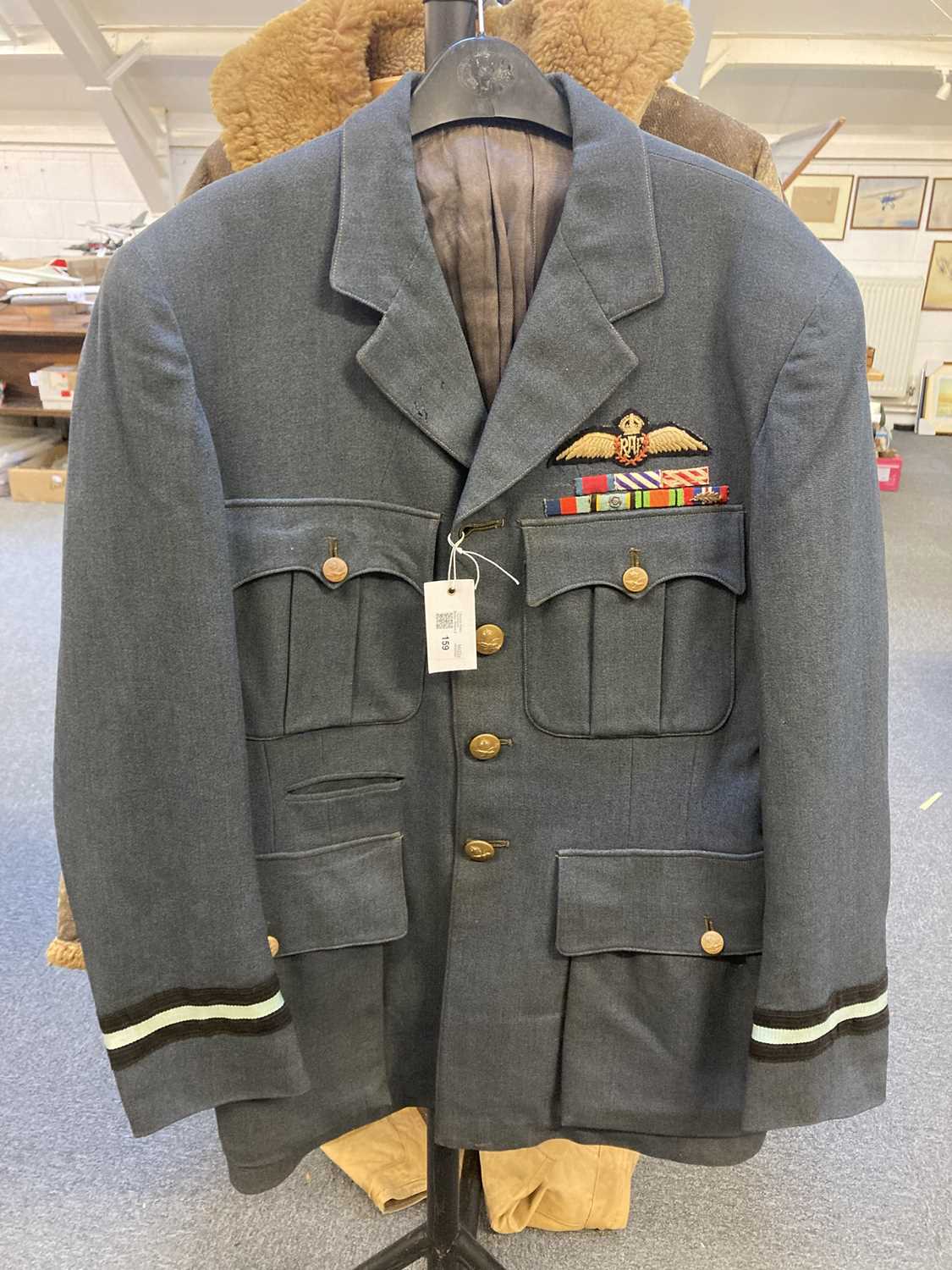 Lot 159 - RAF Tunic. A WWII RAF tunic worn by an Air