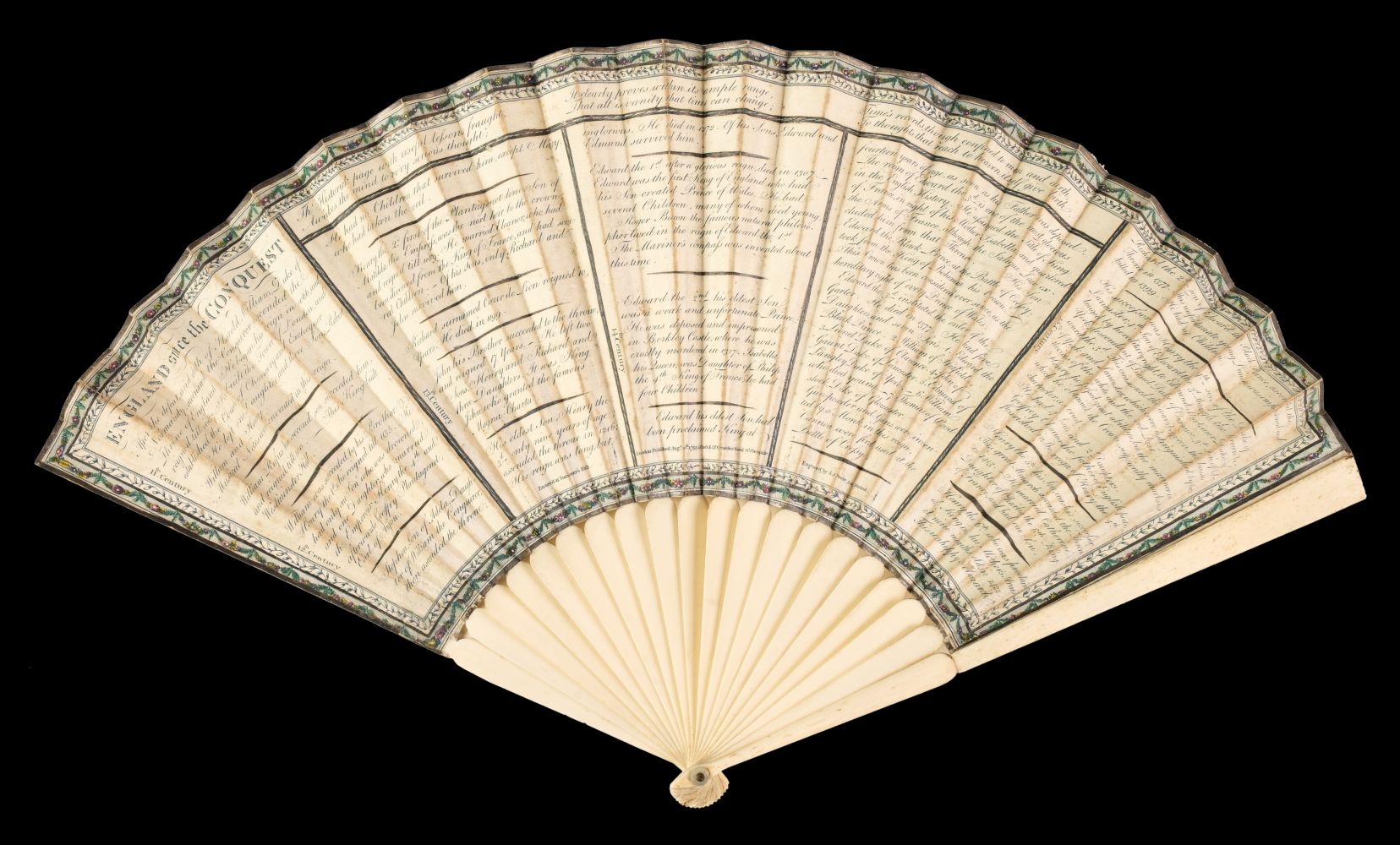 Lot 356 - Historical fan. England since the Conquest,