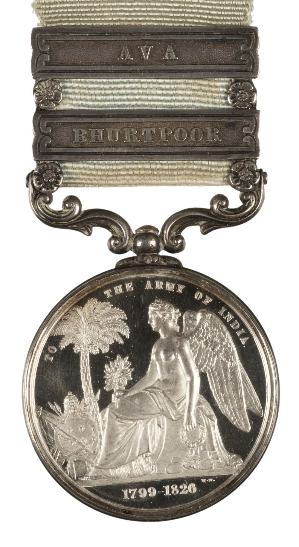 Lot 367 - Army of India 1799-1826, 2 clasps, Ava,