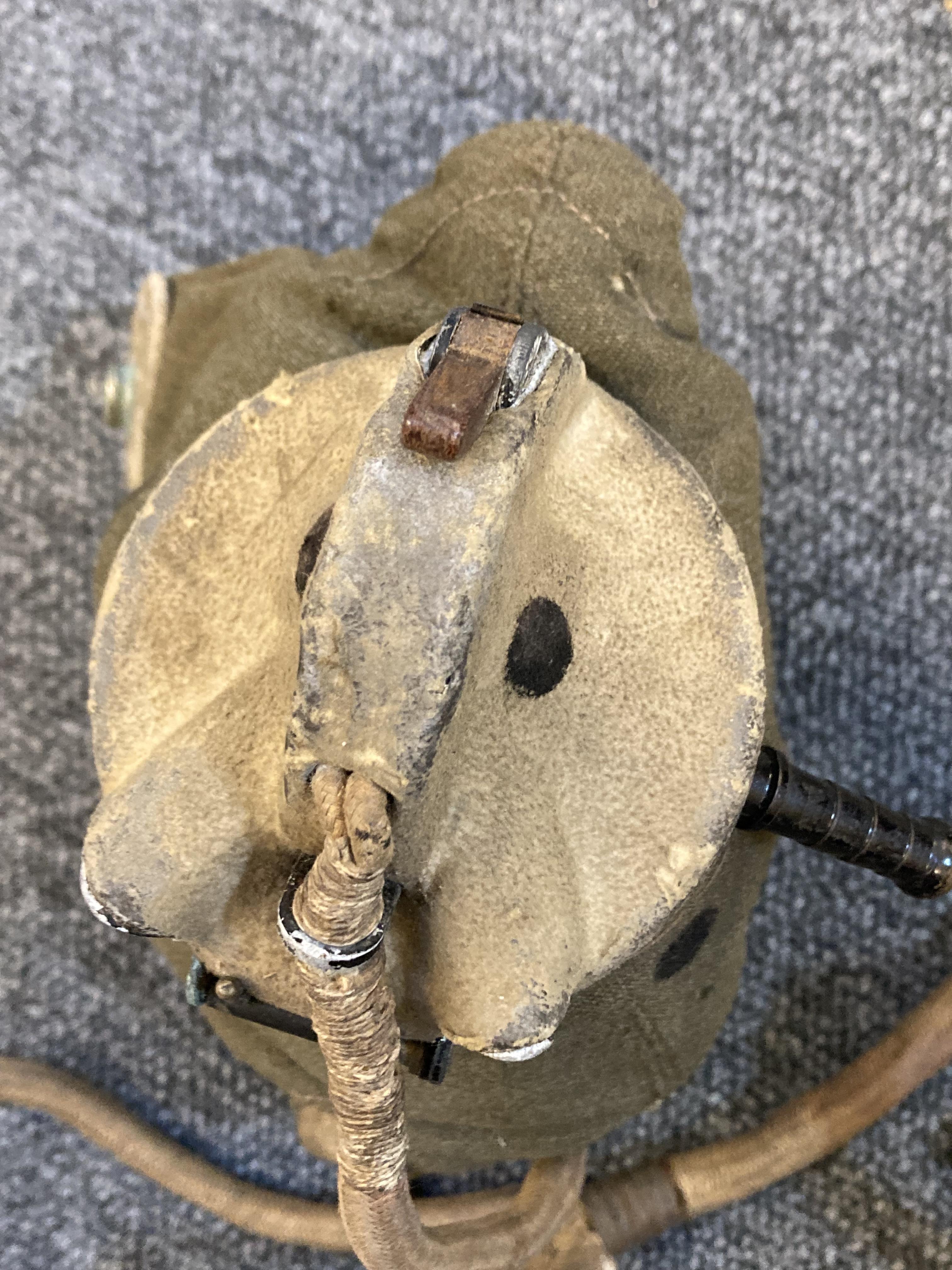 Lot 170 - Oxygen Mask. A WWII RAF Type D oxygen mask