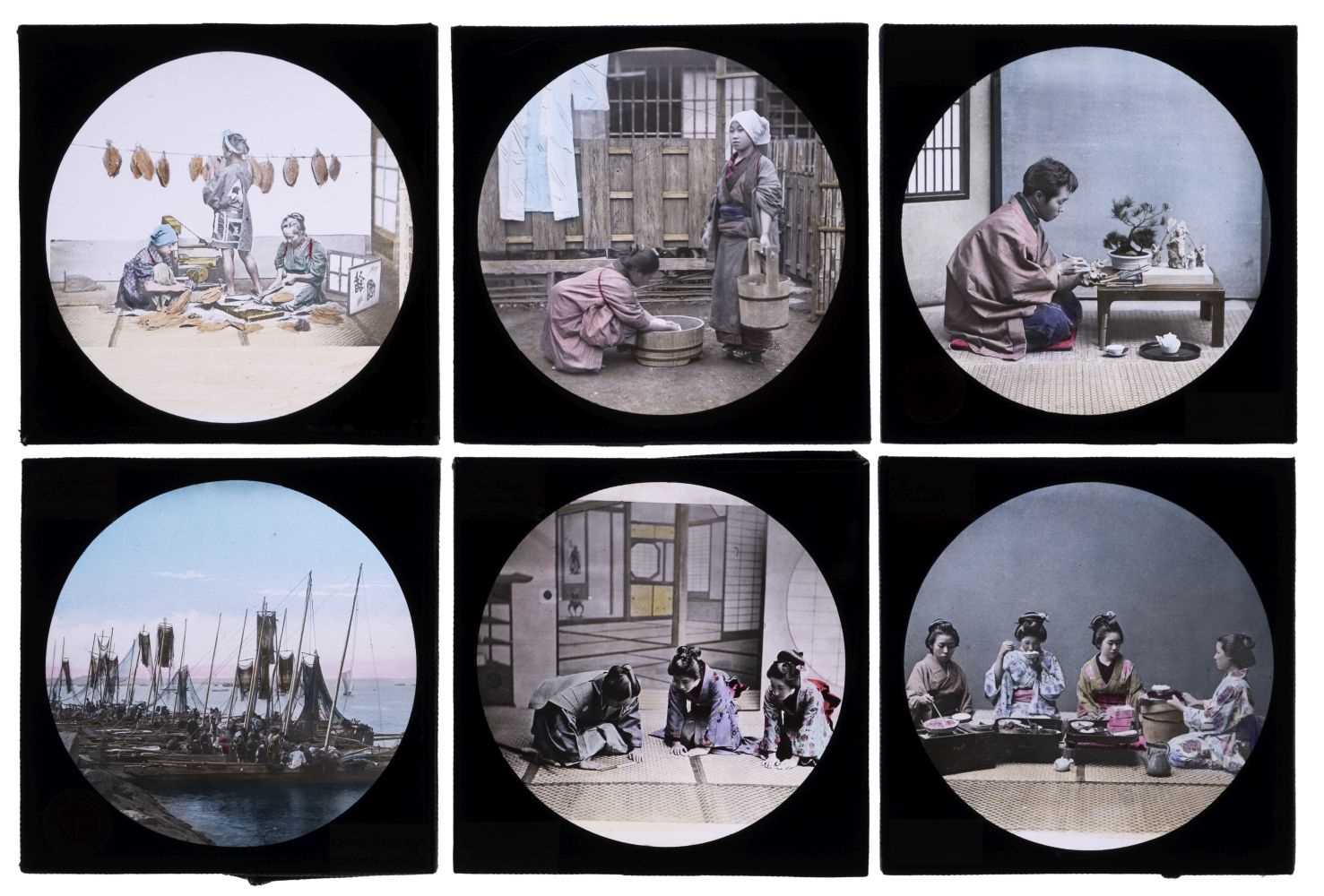Lot 201 - Magic Lantern Slides. A group of 24