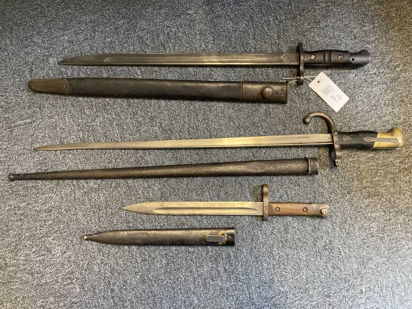 Lot 287 - Bayonets. A WWI American 1913 pattern