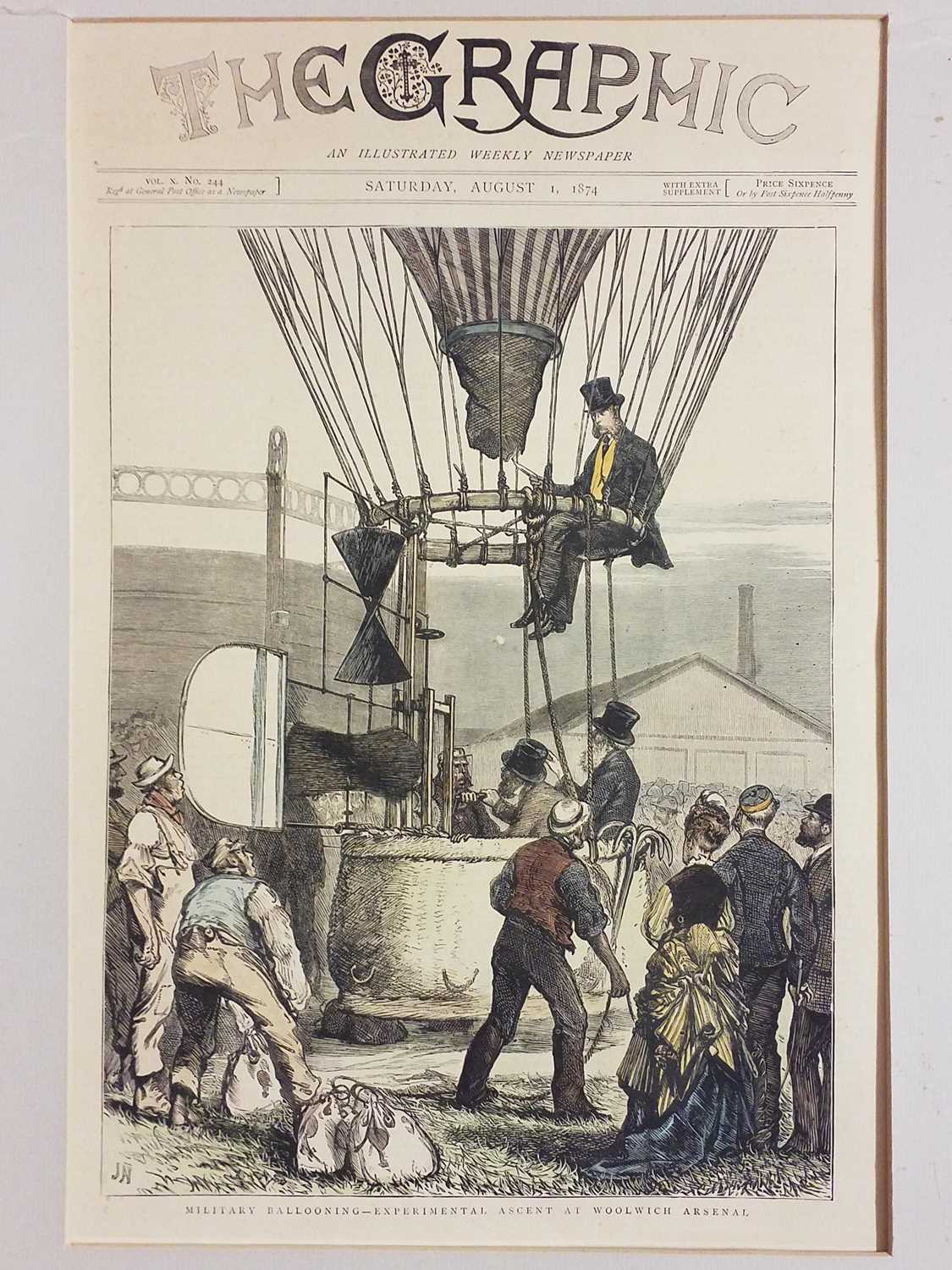 Lot 373 - Ballooning. A collection of late