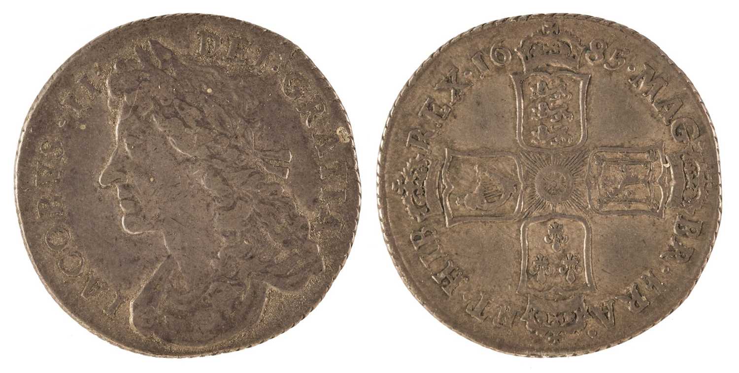 Lot 511 - James II (1685-88). Shilling, 1685
