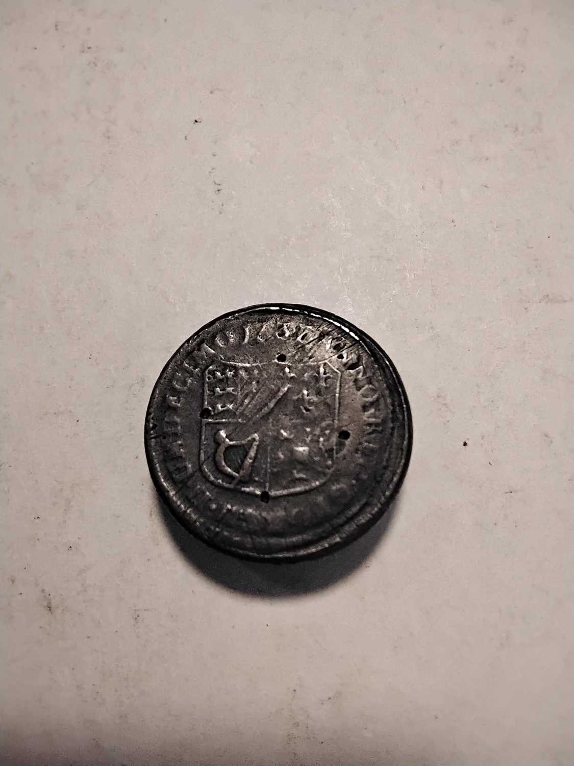 Lot 499 - Ireland. Brass Coin Weight, 1734. For 8dwt,