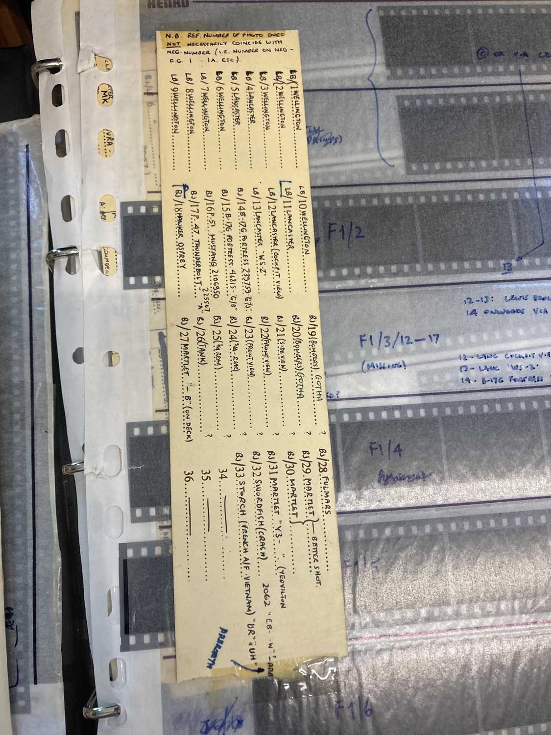 Lot 13 - Black and White 35mm Negatives. A collection