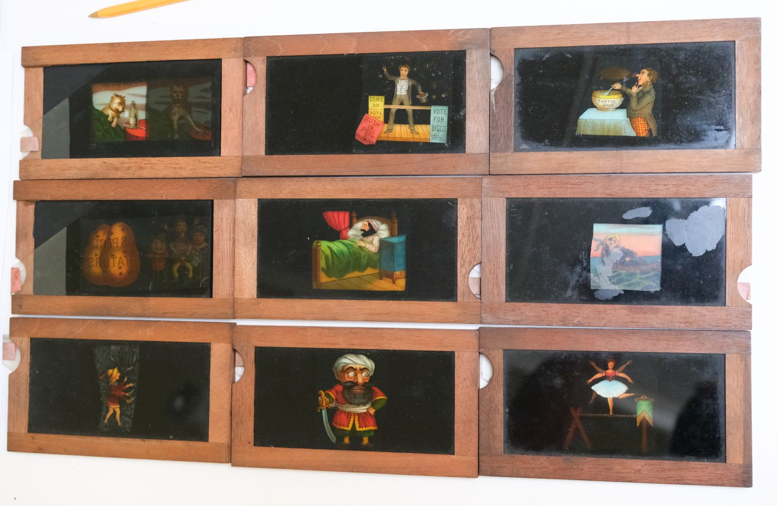 Lot 203 - Magic Lantern Slides. A group of 25