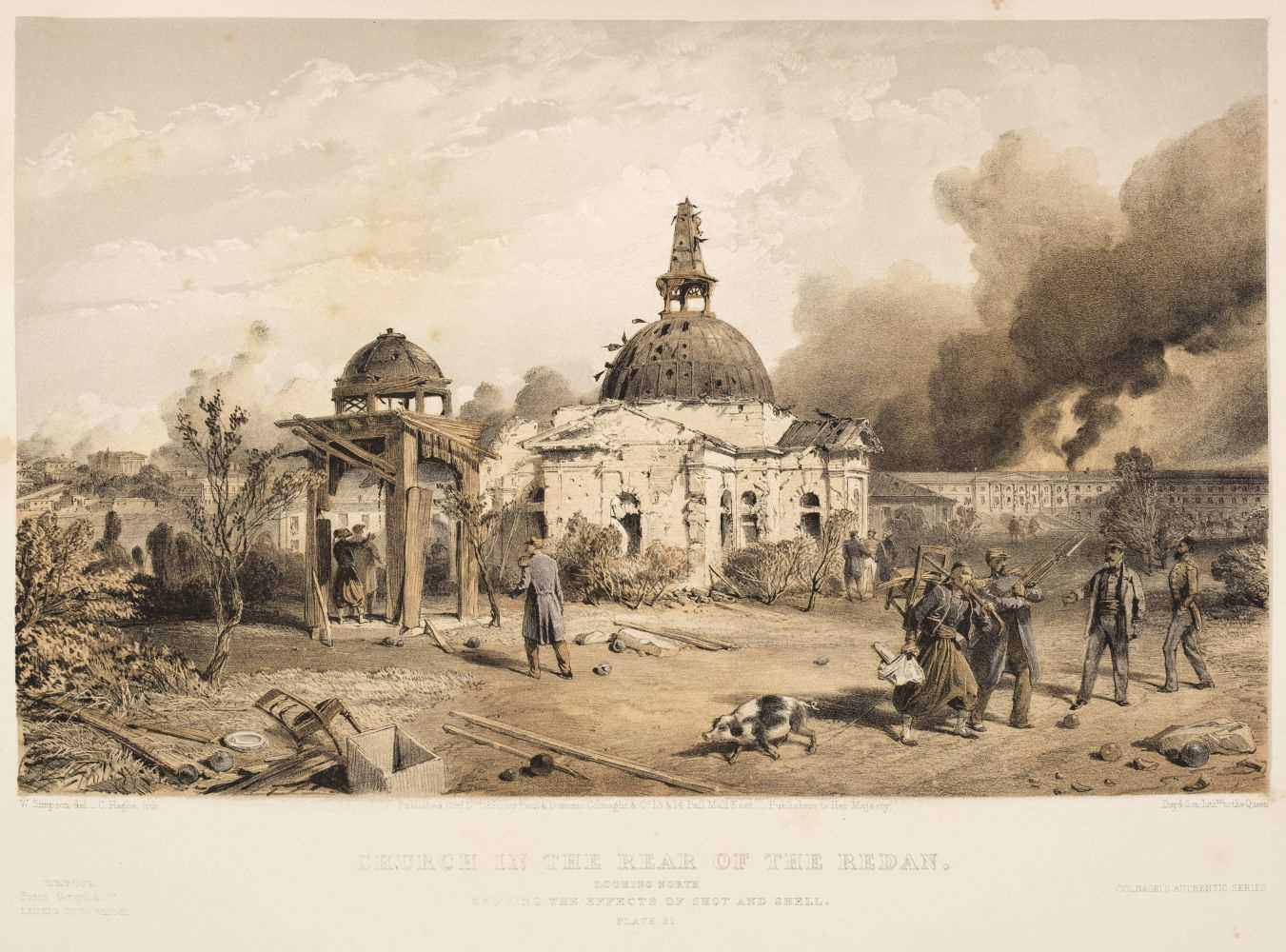 Lot 23 - Simpson (William). The Seat of War in the