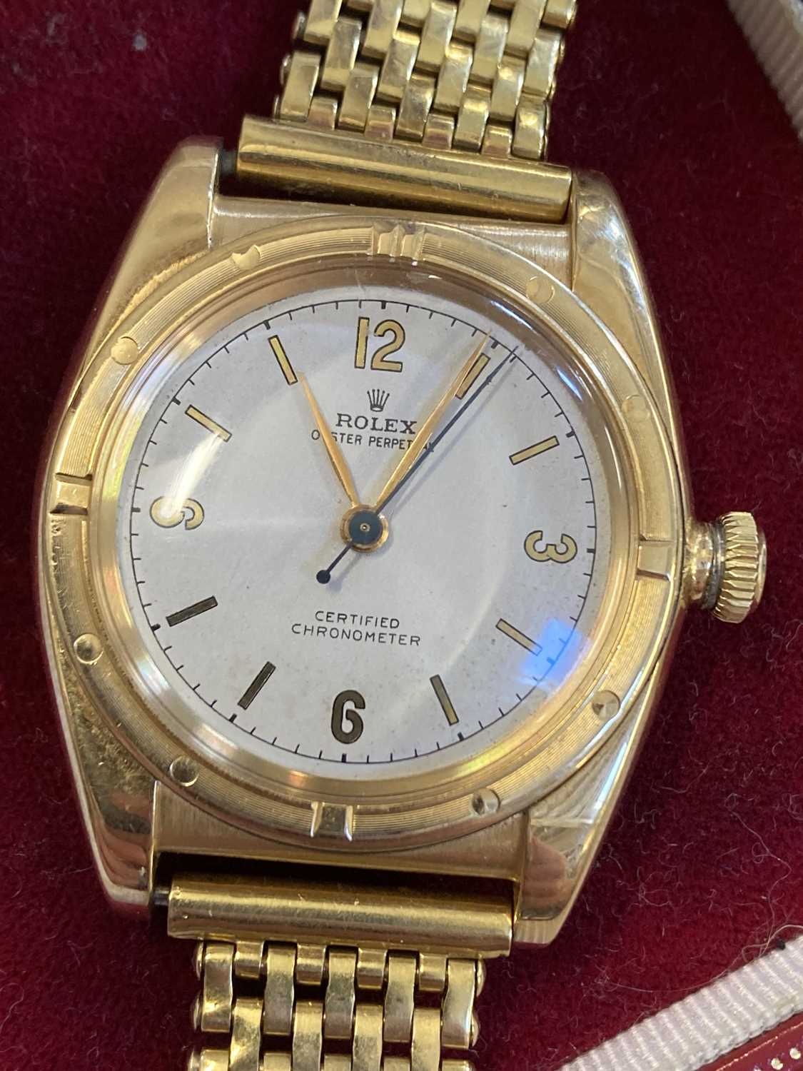 Lot 13 - Rolex Wristwatch. A 1950s Rolex Oyster