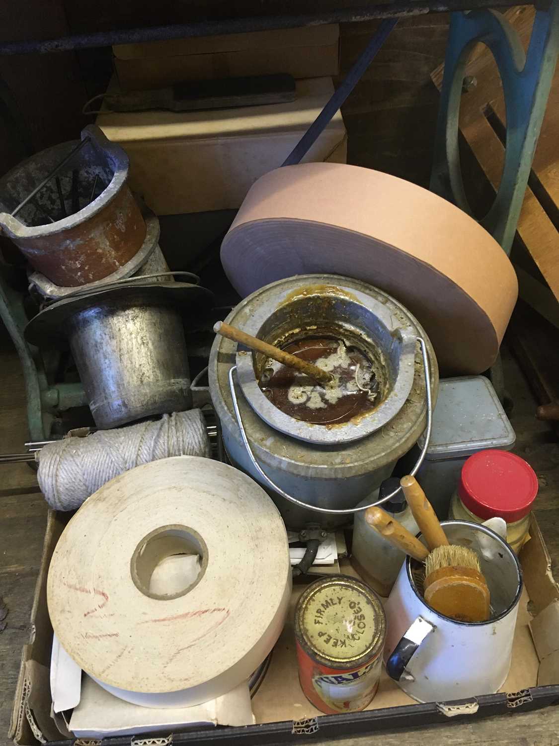 Lot 65 - Bookbinding equipment and accessories.