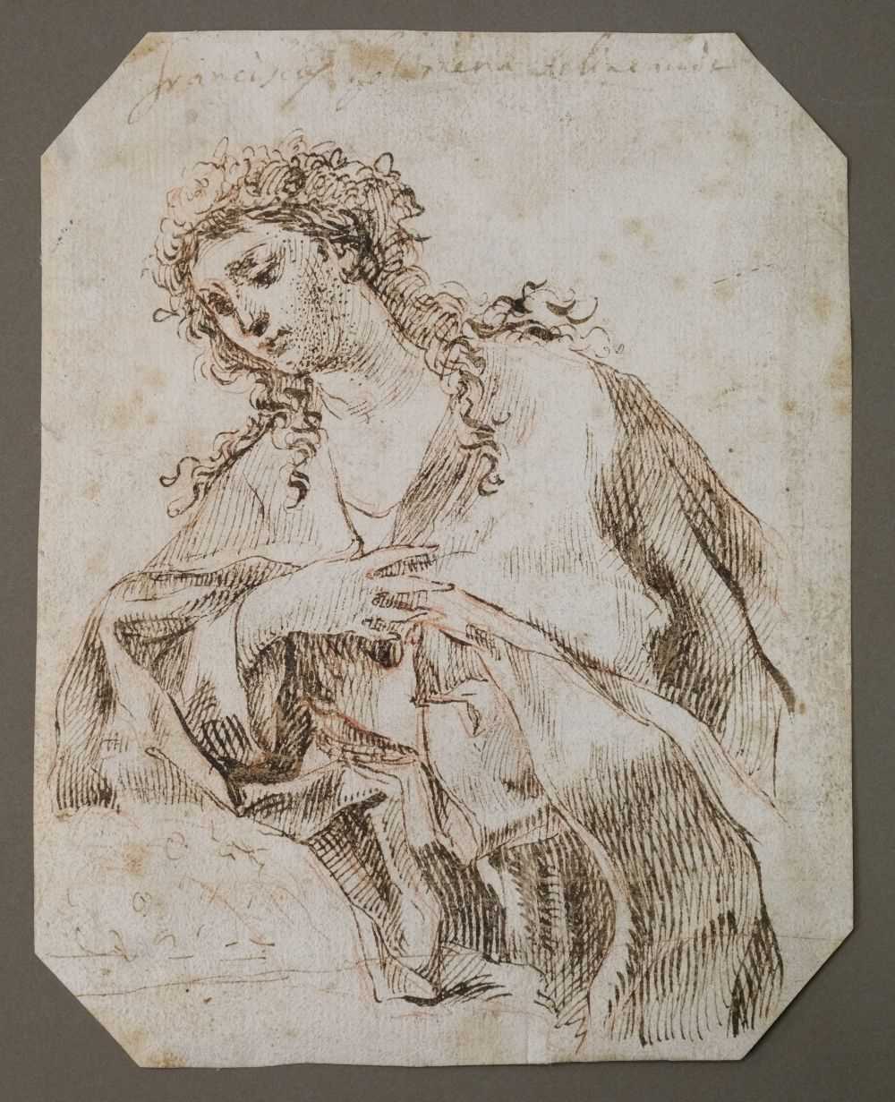 Lot 235 - Reni, Guido, Attributed to, Study of Abigail,