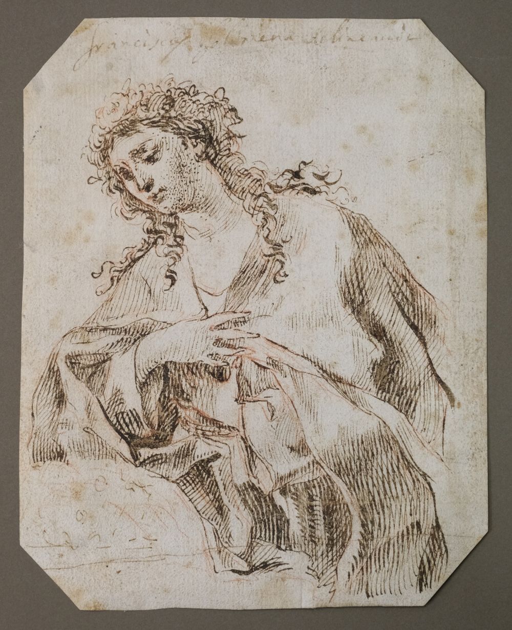 Lot 235 - Reni, Guido, Attributed to, Study of Abigail,