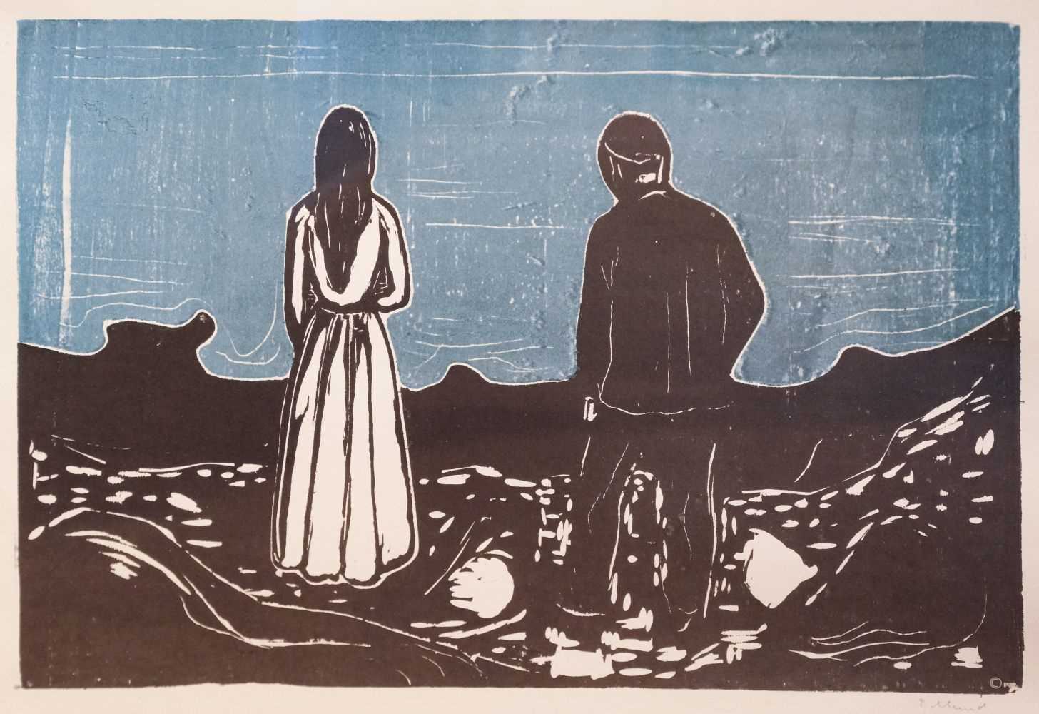 Lot 320 - Munch (Edvard, 1863-1944). The Lonely Ones,