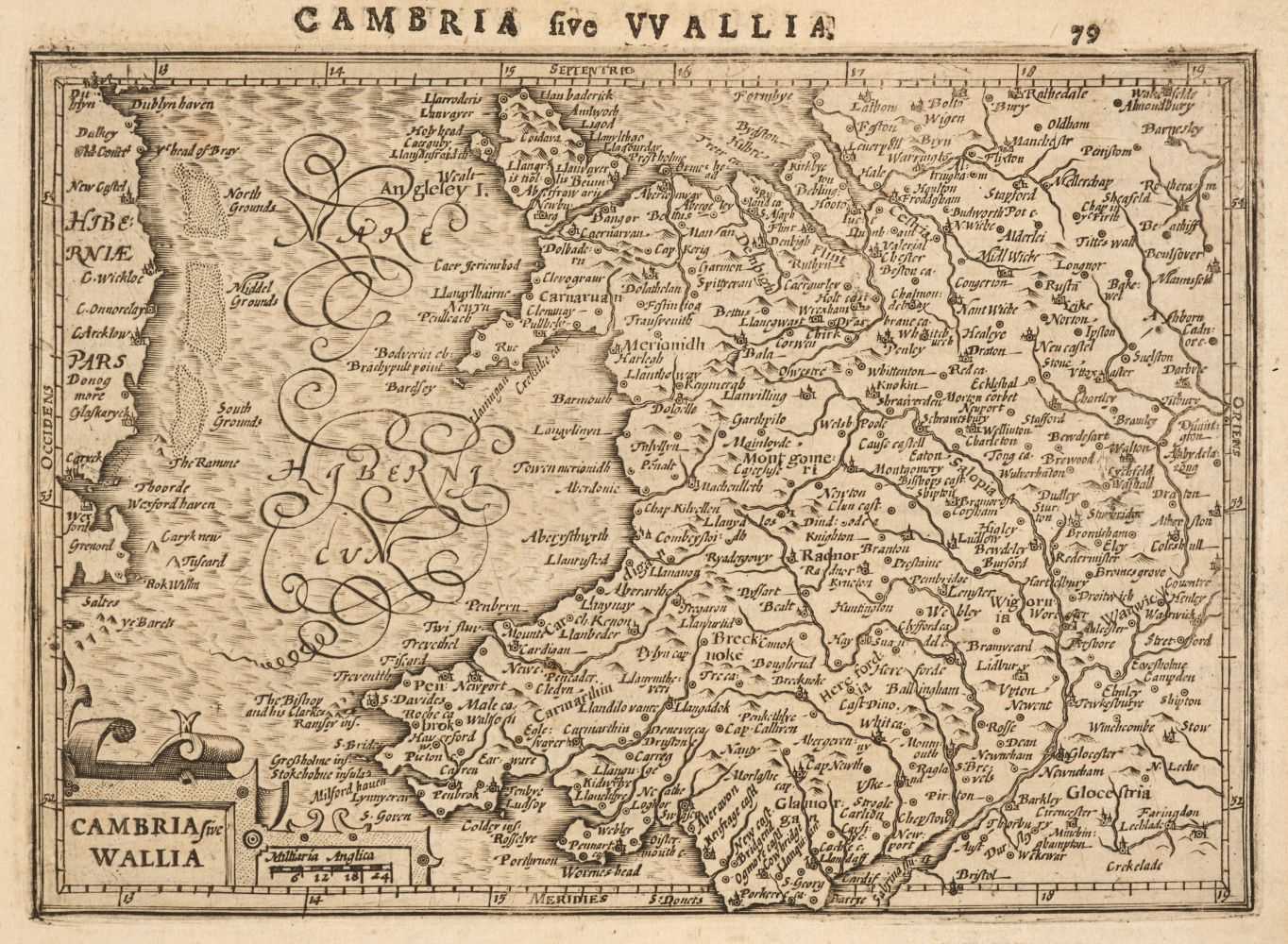 Lot 197 - Wales. Mercator (Gerard & Hondius Henricus),