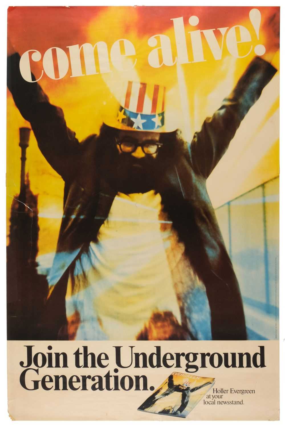 Lot 371 - Counterculture Posters. come alive! Join the