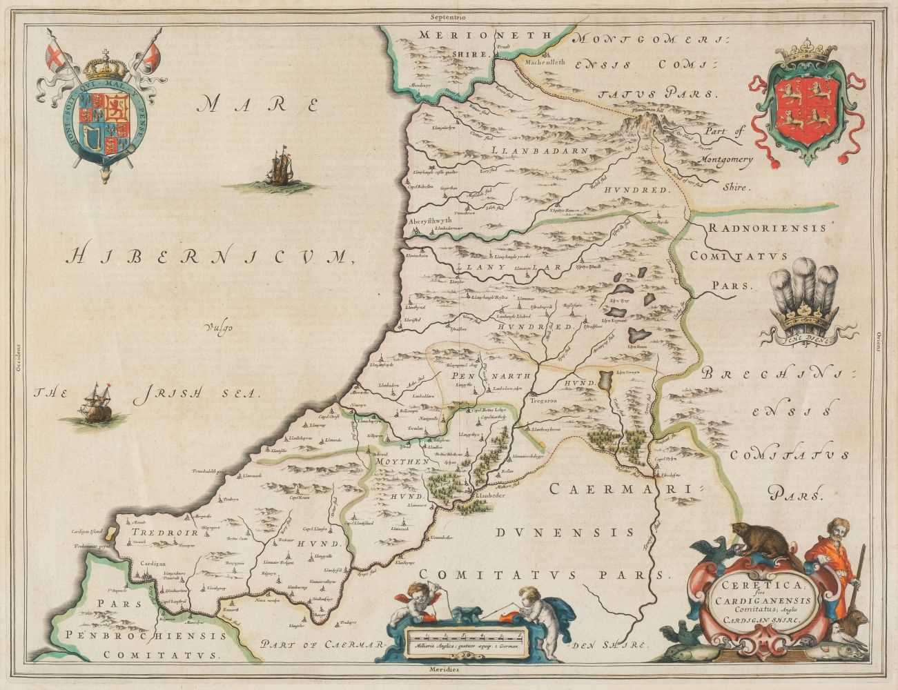 Lot 158 - Cardiganshire. Blaeu (Johannes), Ceretica