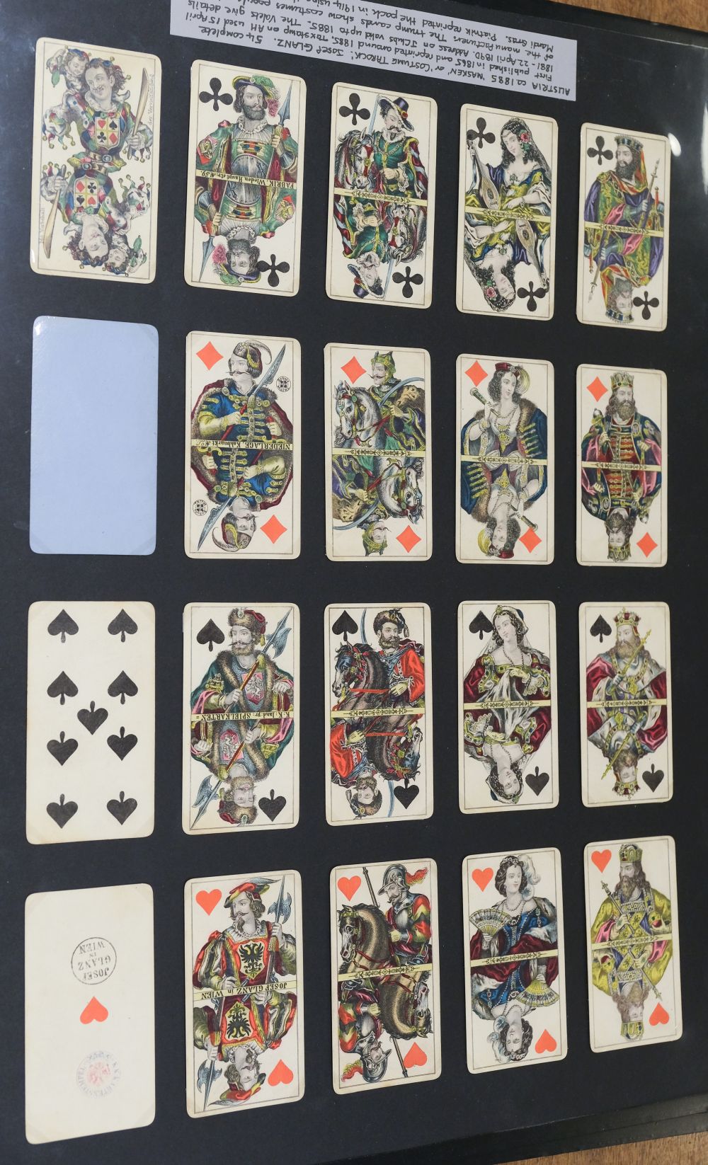 Lot 336 - Austrian Costume Tarock. Tarot of the Masked