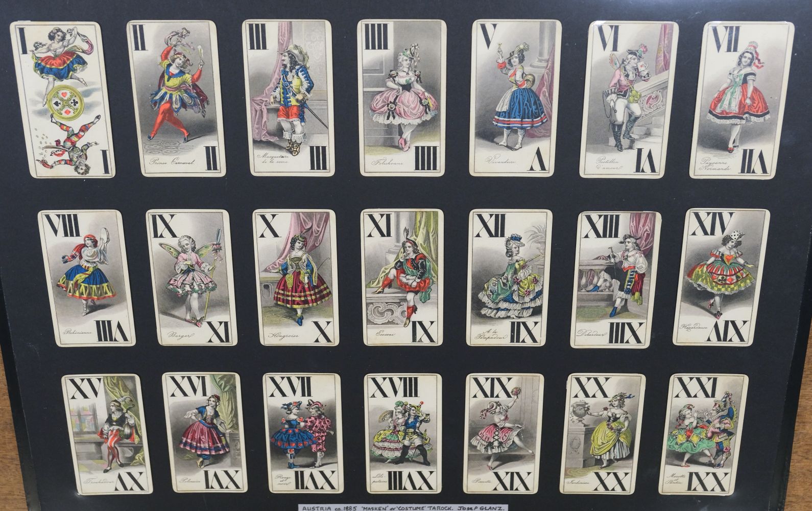 Lot 336 - Austrian Costume Tarock. Tarot of the Masked