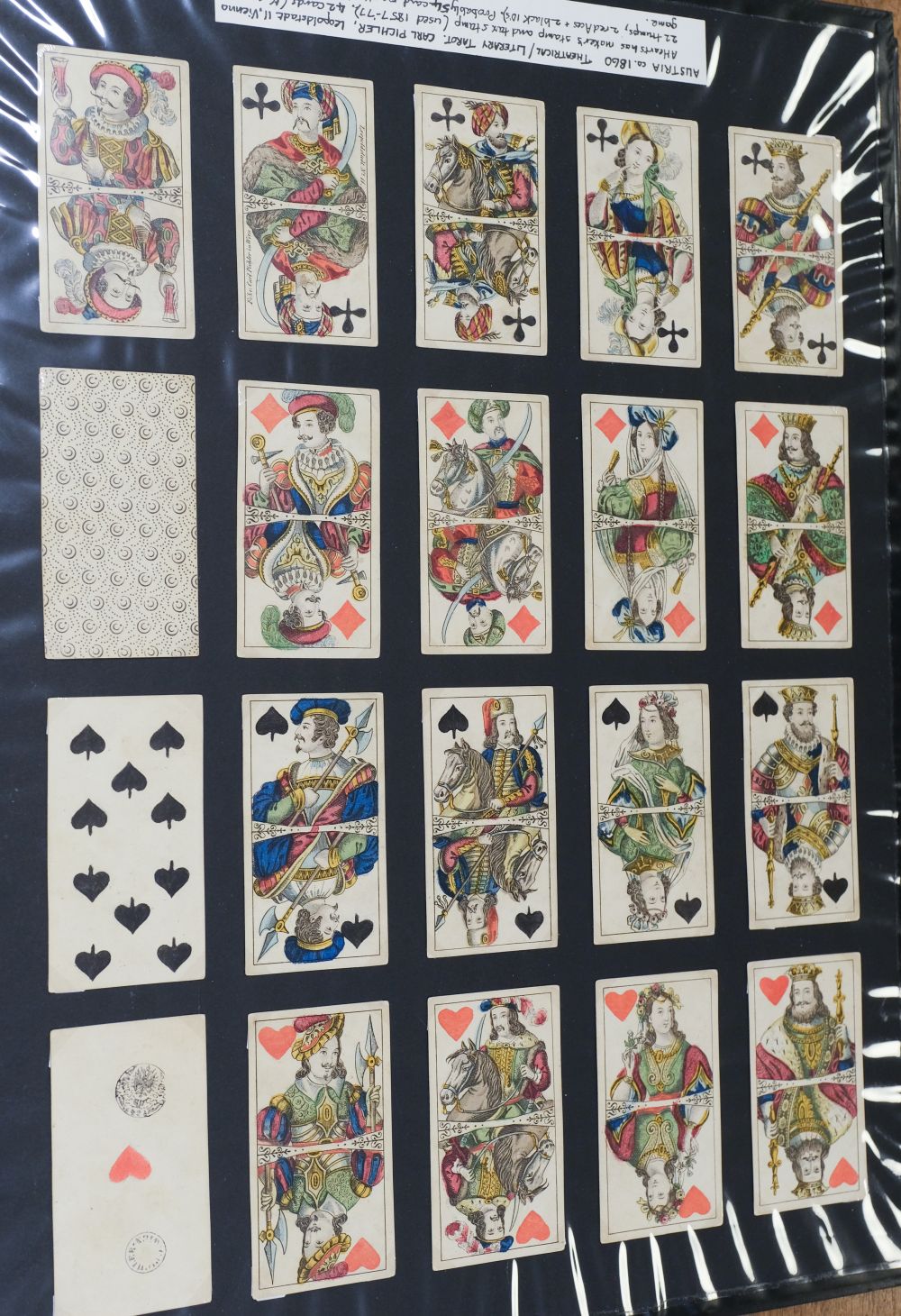 Lot 336 - Austrian Costume Tarock. Tarot of the Masked