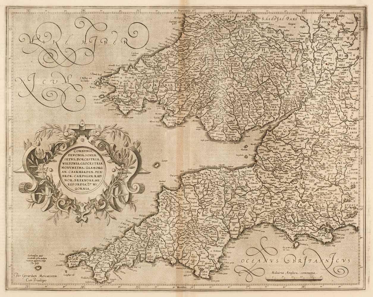 Lot 115 - Mercator (Gerard). Five Regional Maps of