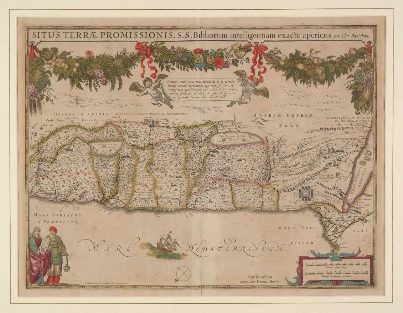Lot 214 - Holy Land. Hondius (Henricus), Situs Terrae