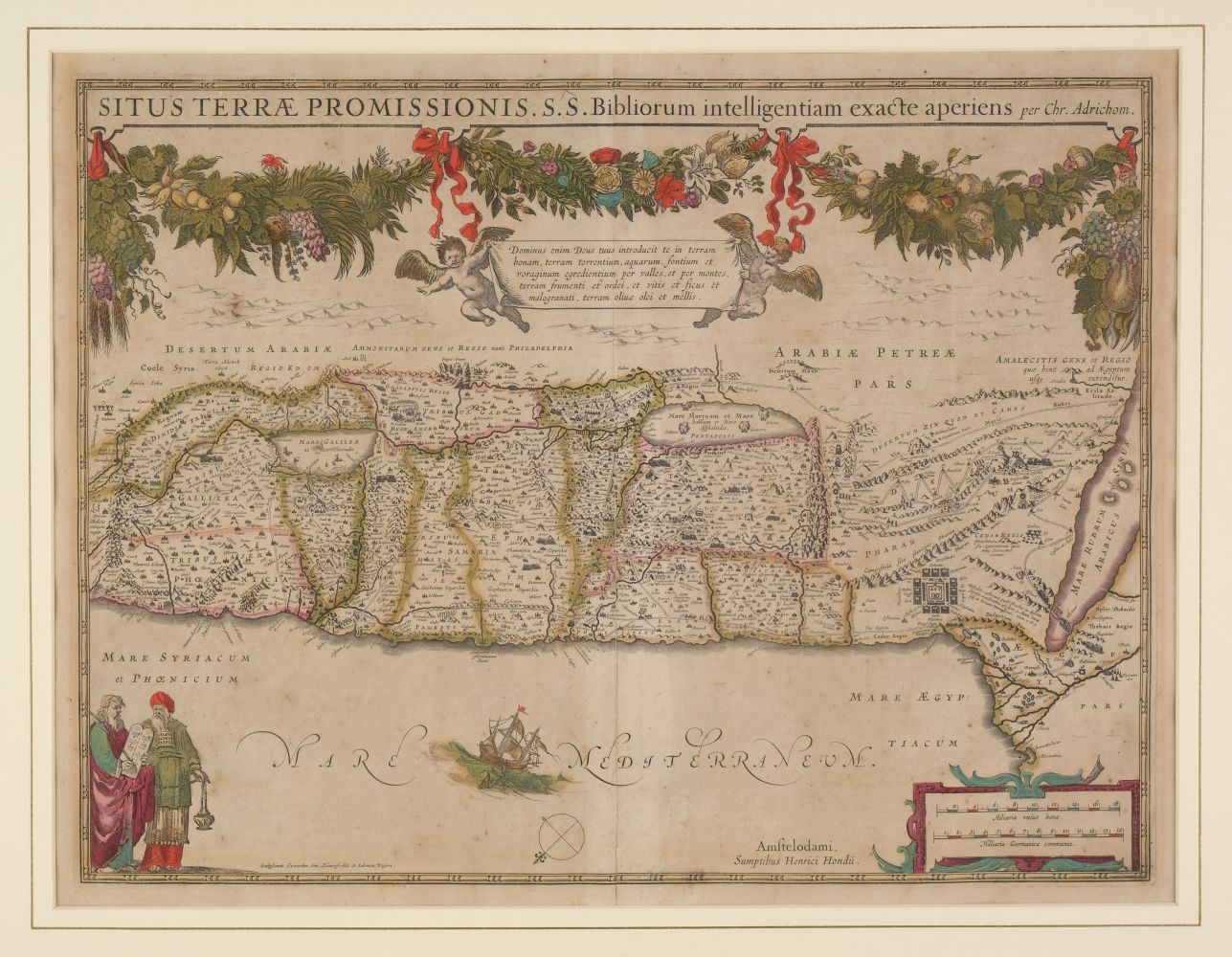 Lot 214 - Holy Land. Hondius (Henricus), Situs Terrae