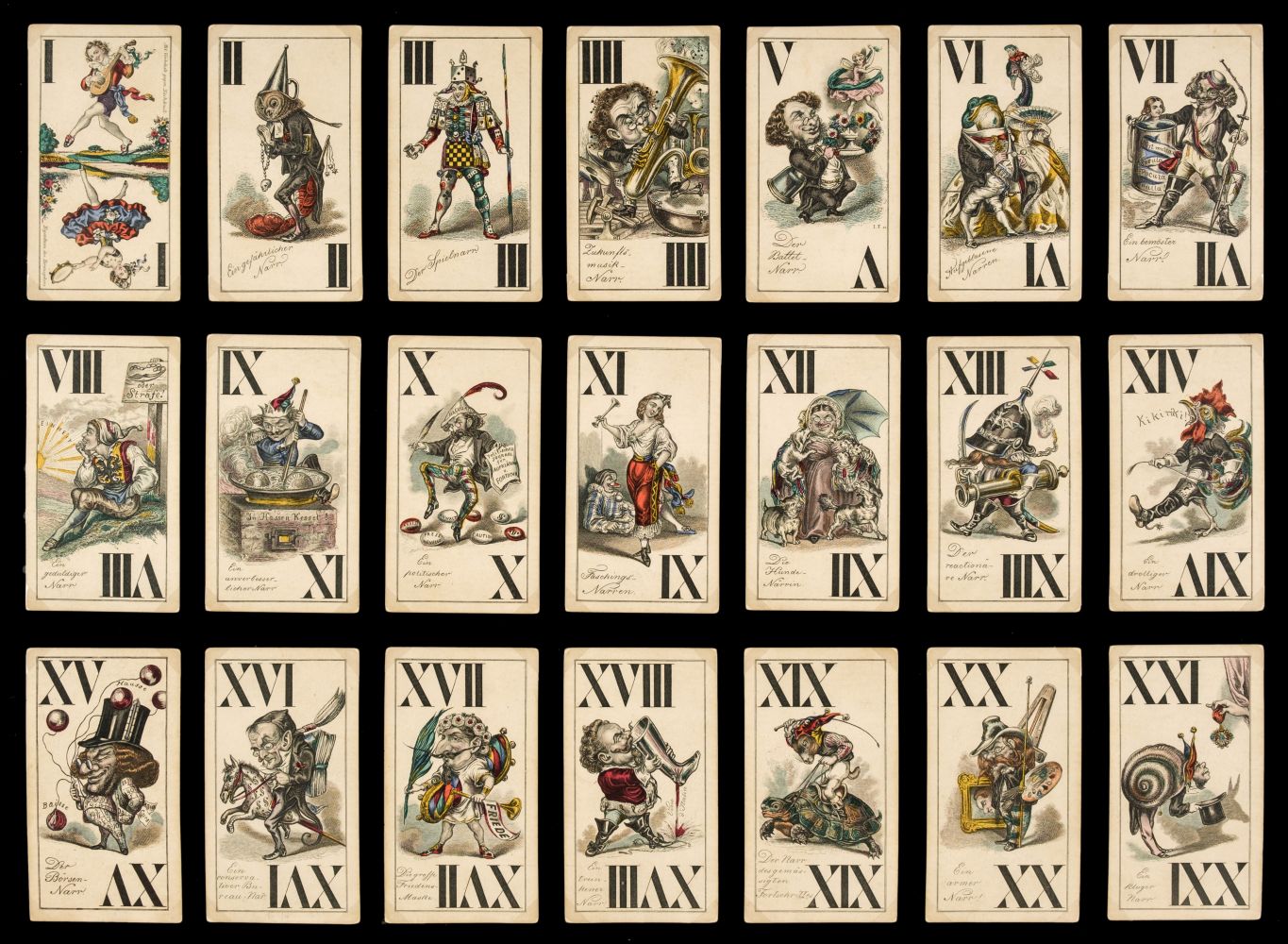 Lot 507 - Austrian Fools Tarock. NarrenTarock, or