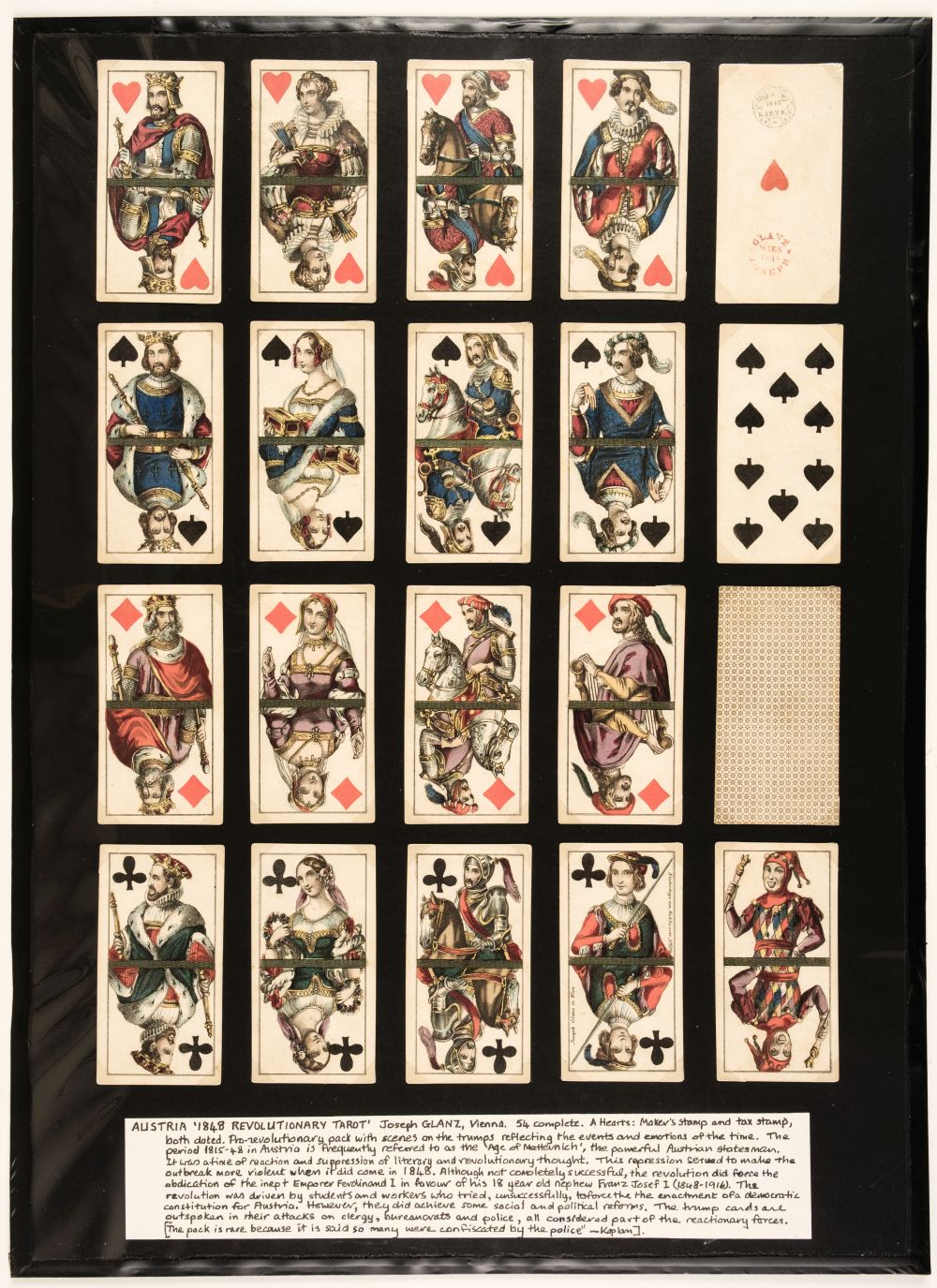 Lot 510 - Austrian Revolution of 1848 Tarock,