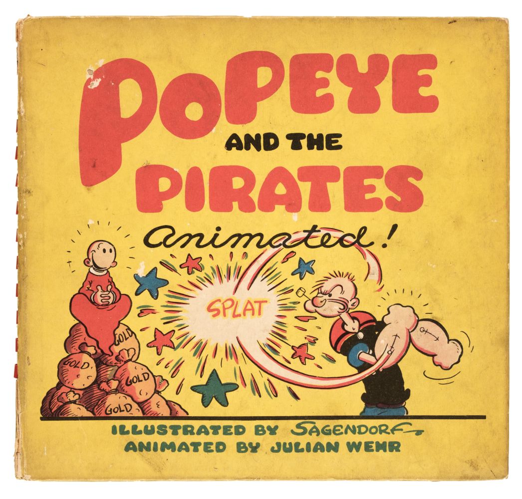 Lot 687 - Moveable books. Popeye and the Pirates, 1945