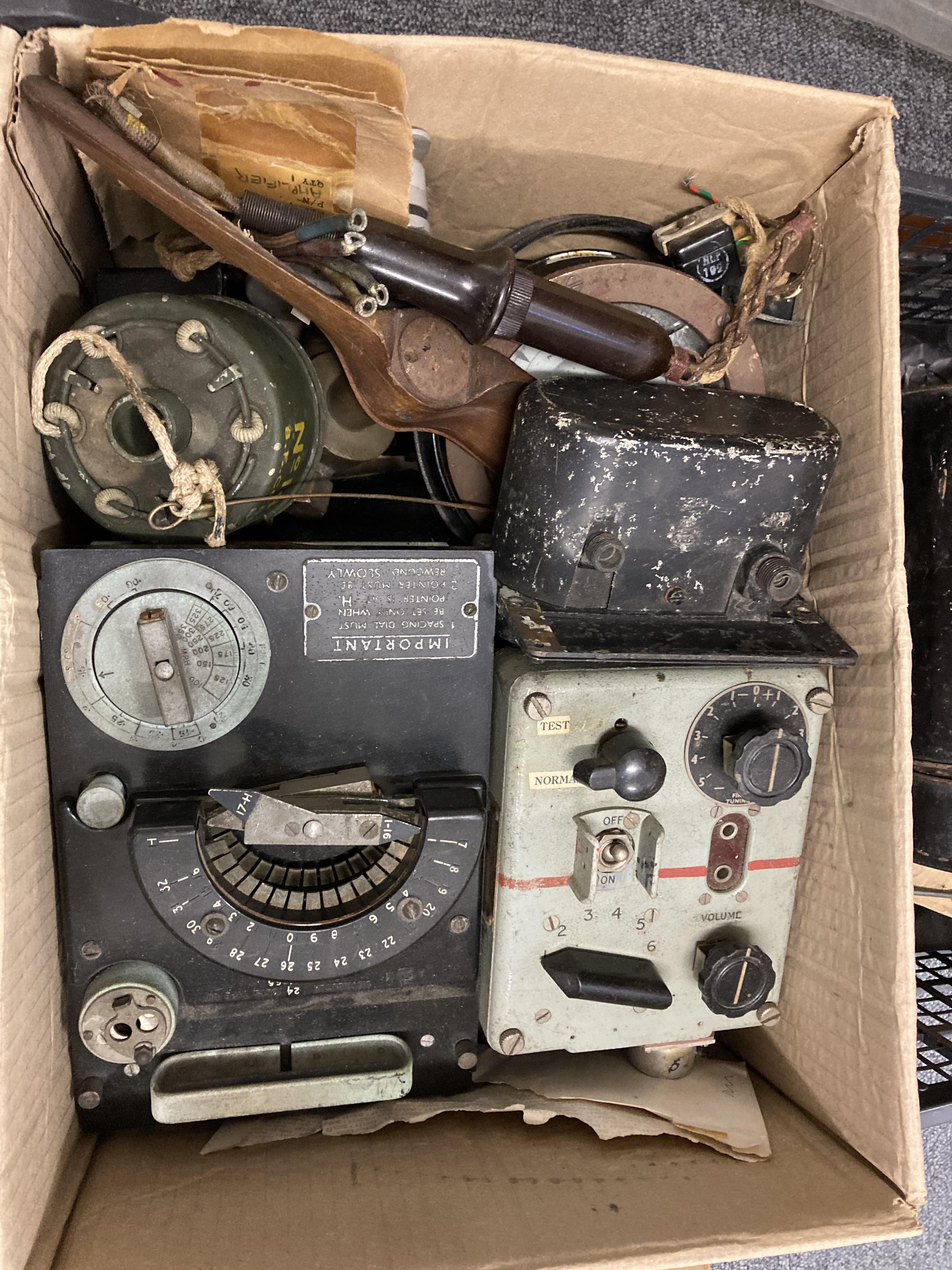 Lot 180 - Aircraft Instruments. A collection of WWII