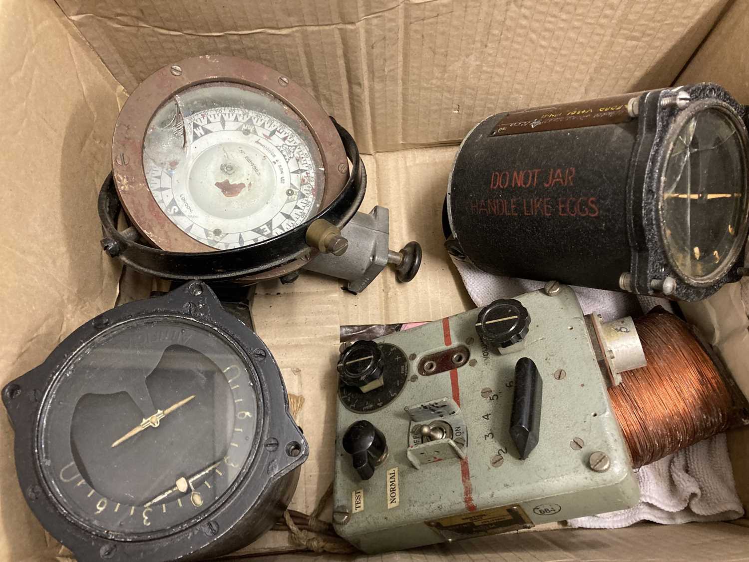 Lot 180 - Aircraft Instruments. A collection of WWII