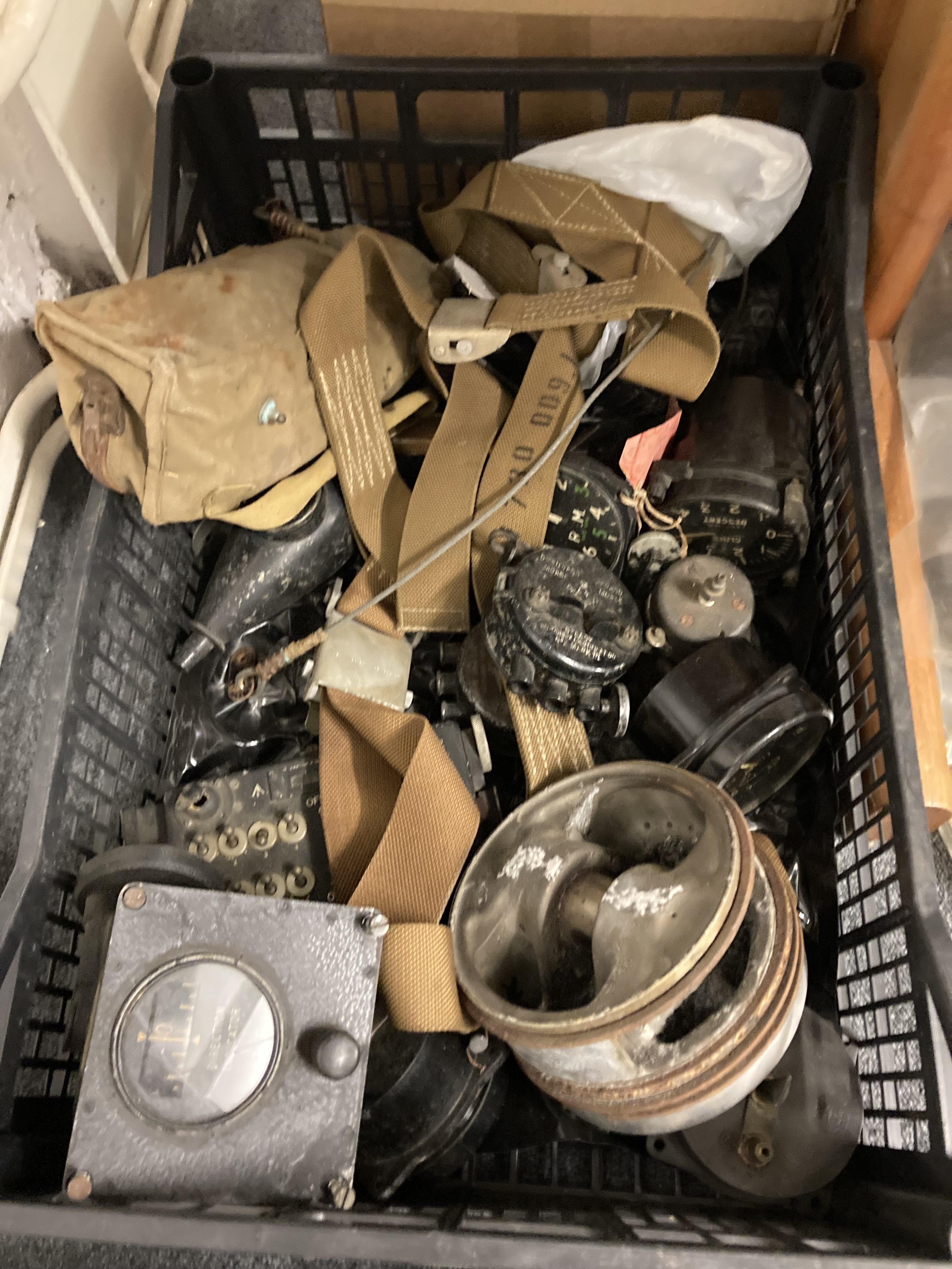Lot 173 - Aircraft Instruments. A collection of WWII