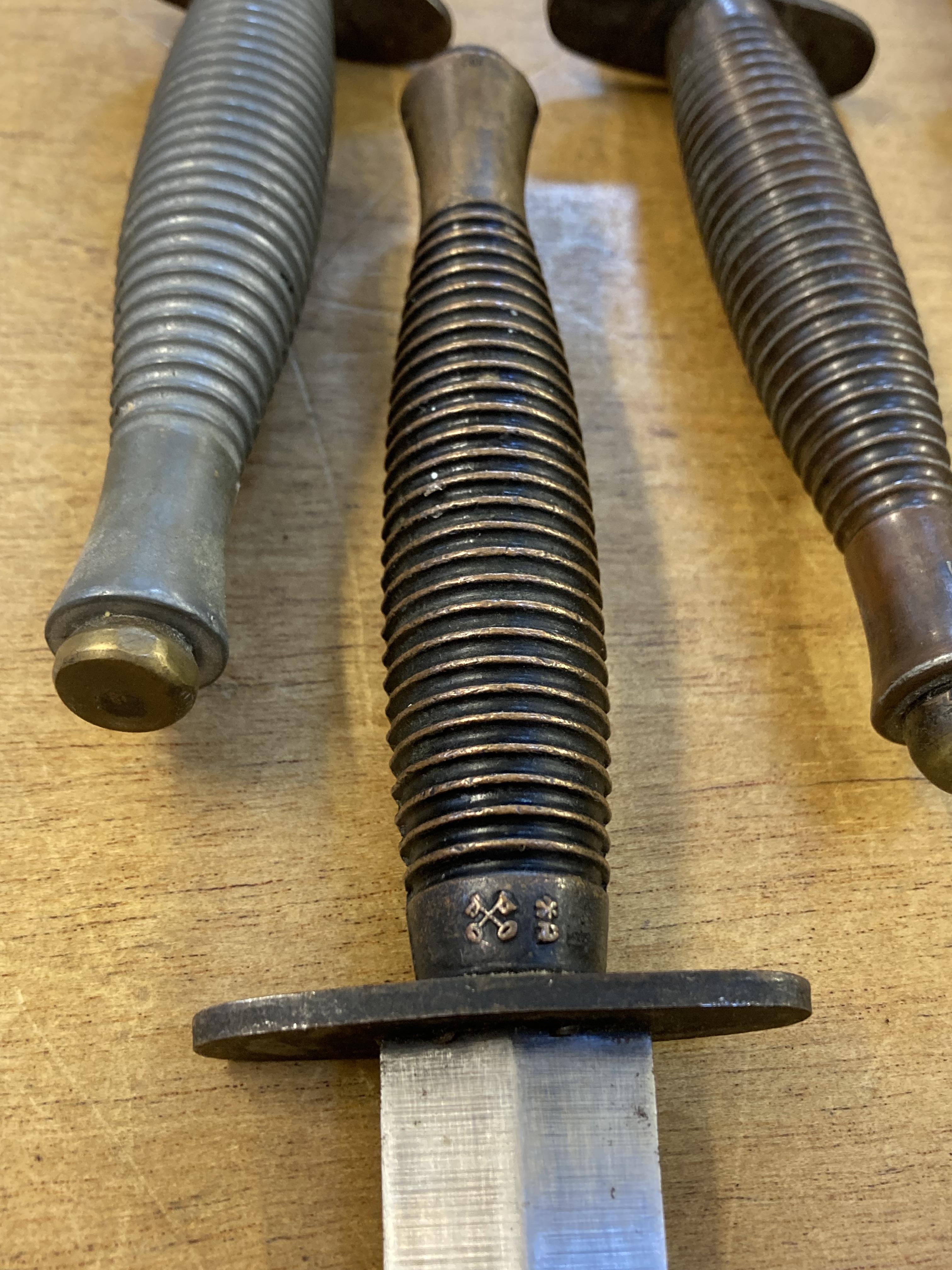 Lot 458 - Fighting Knives. Including a Fairbairn-Sykes