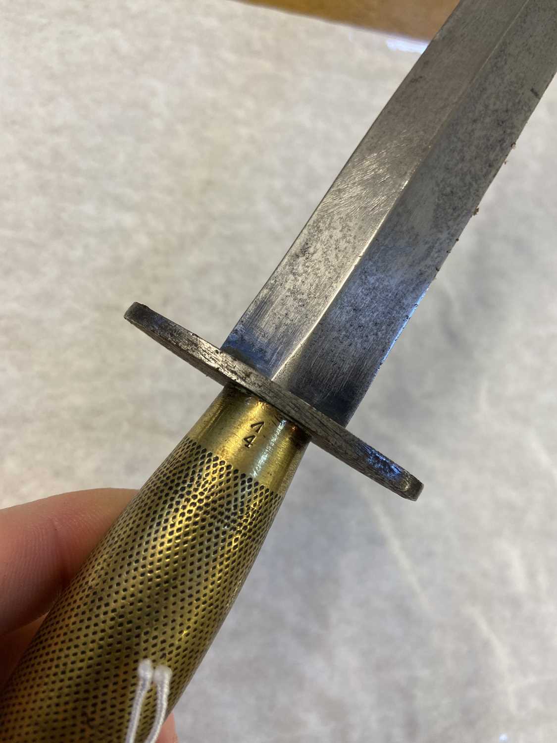 Lot 439 - Fighting Knife. A WWII Fairbairn-Sykes 2nd